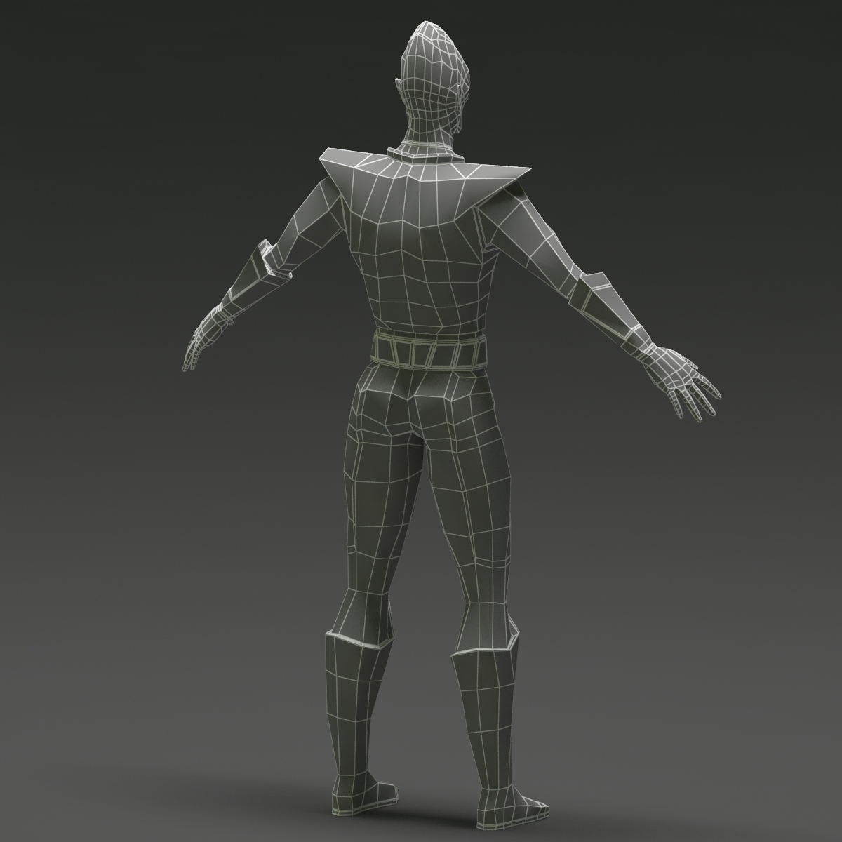 alien triangle eye 3d model