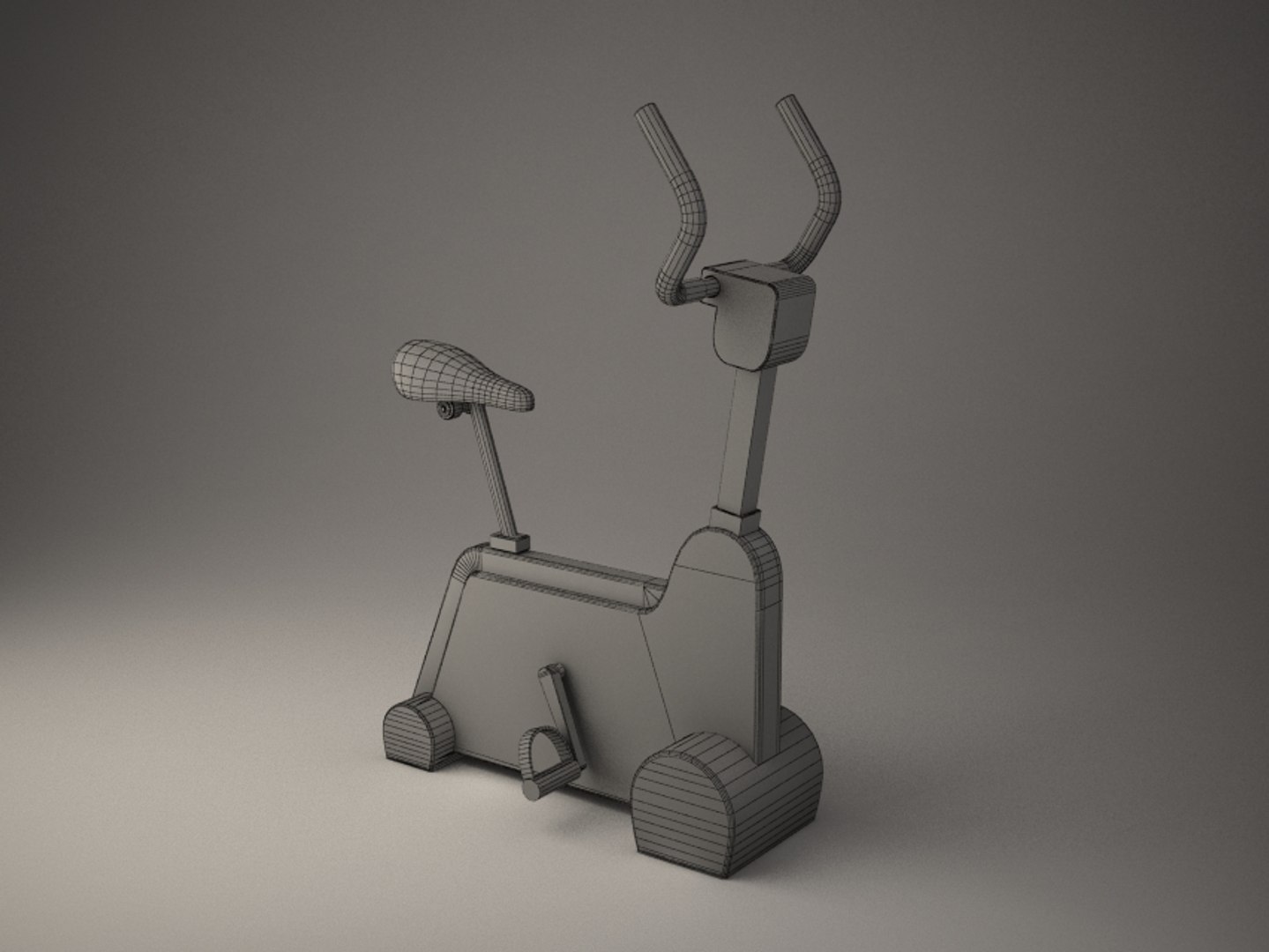 Gym Bicycle 3d Model