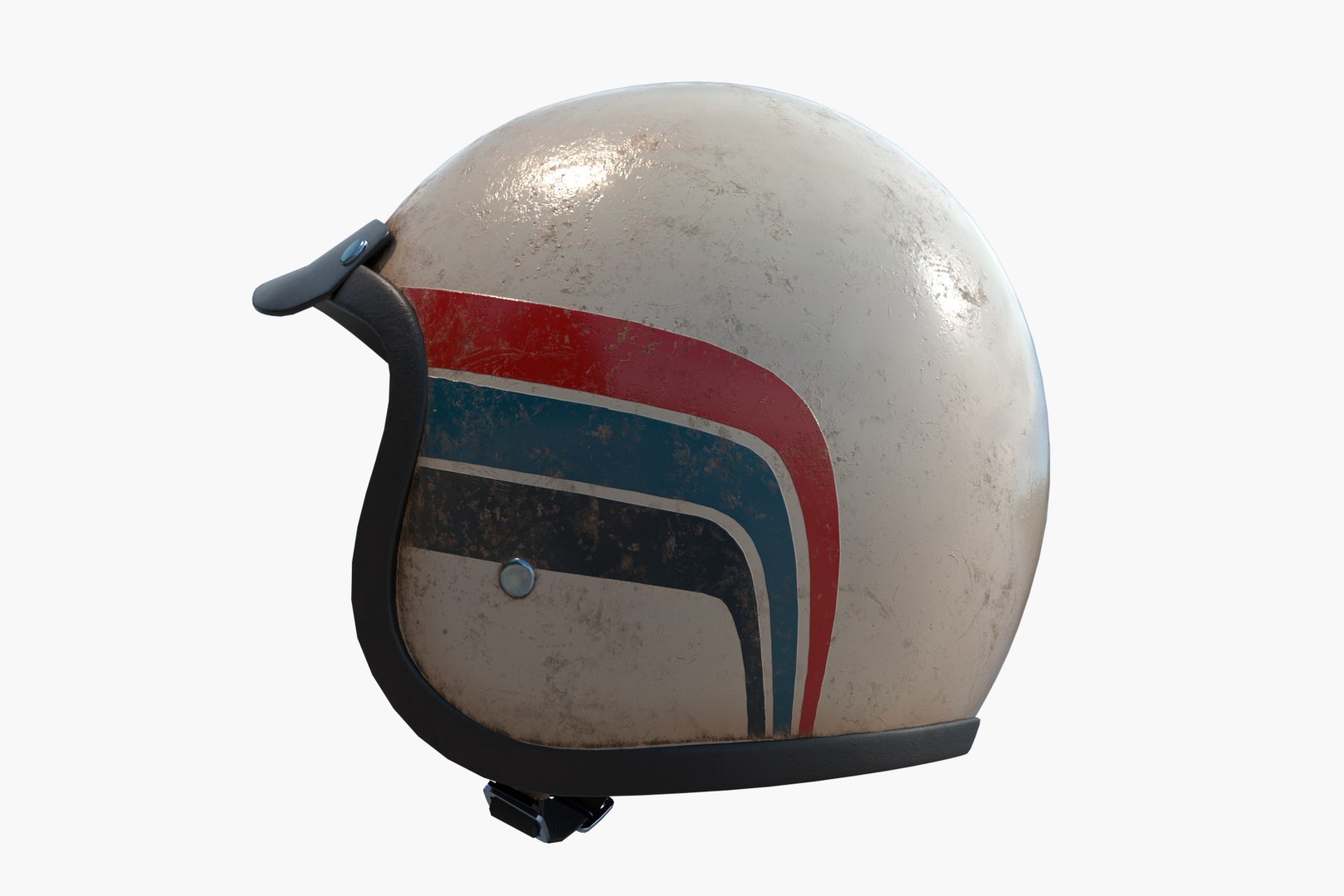 Vintage Racing Helmet 3D - TurboSquid 1934955