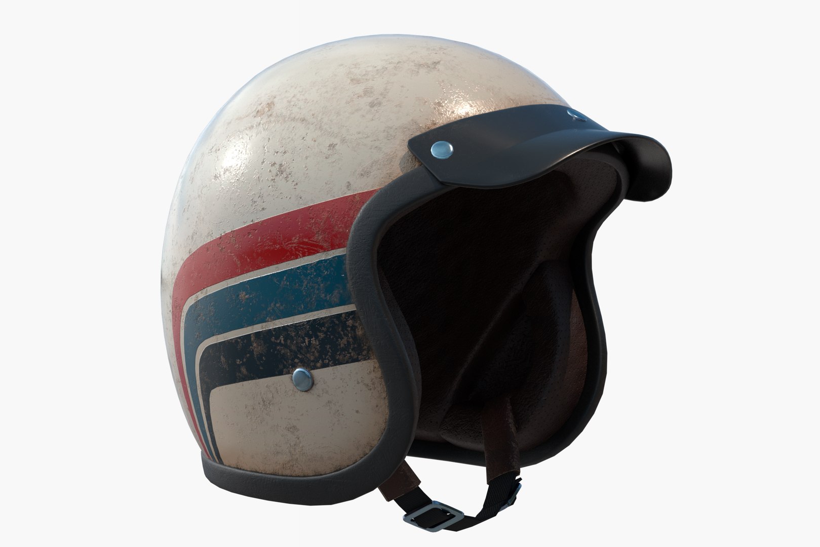Vintage Racing Helmet 3D - TurboSquid 1934955