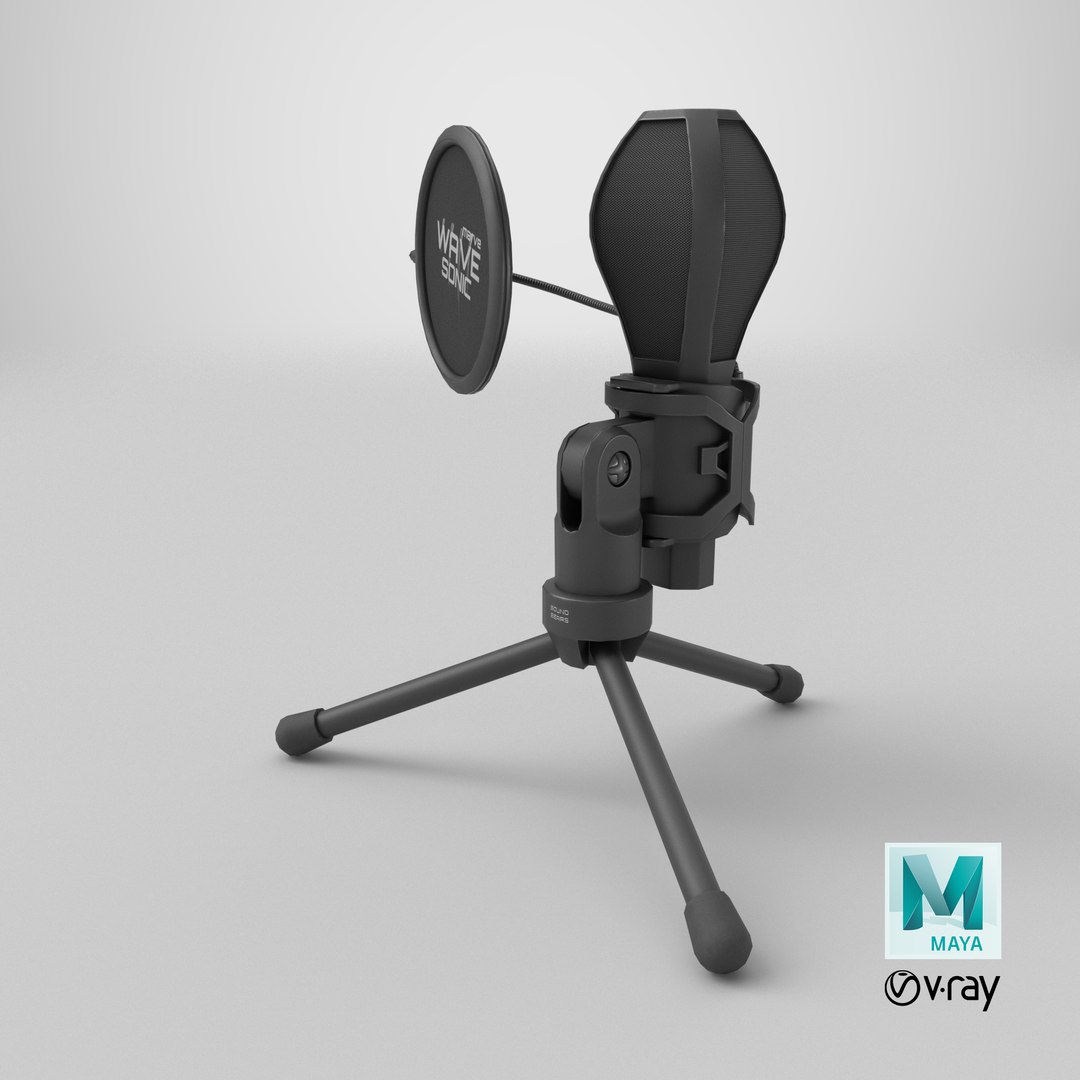 Gaming Microphone 3D Model - TurboSquid 2154793