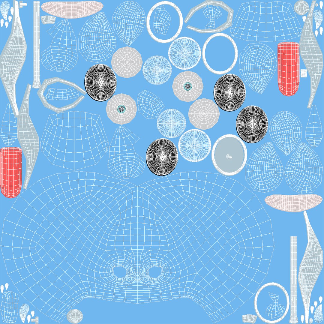 Water Droplet Cartoon Lady Character 3D Model - TurboSquid 1247305