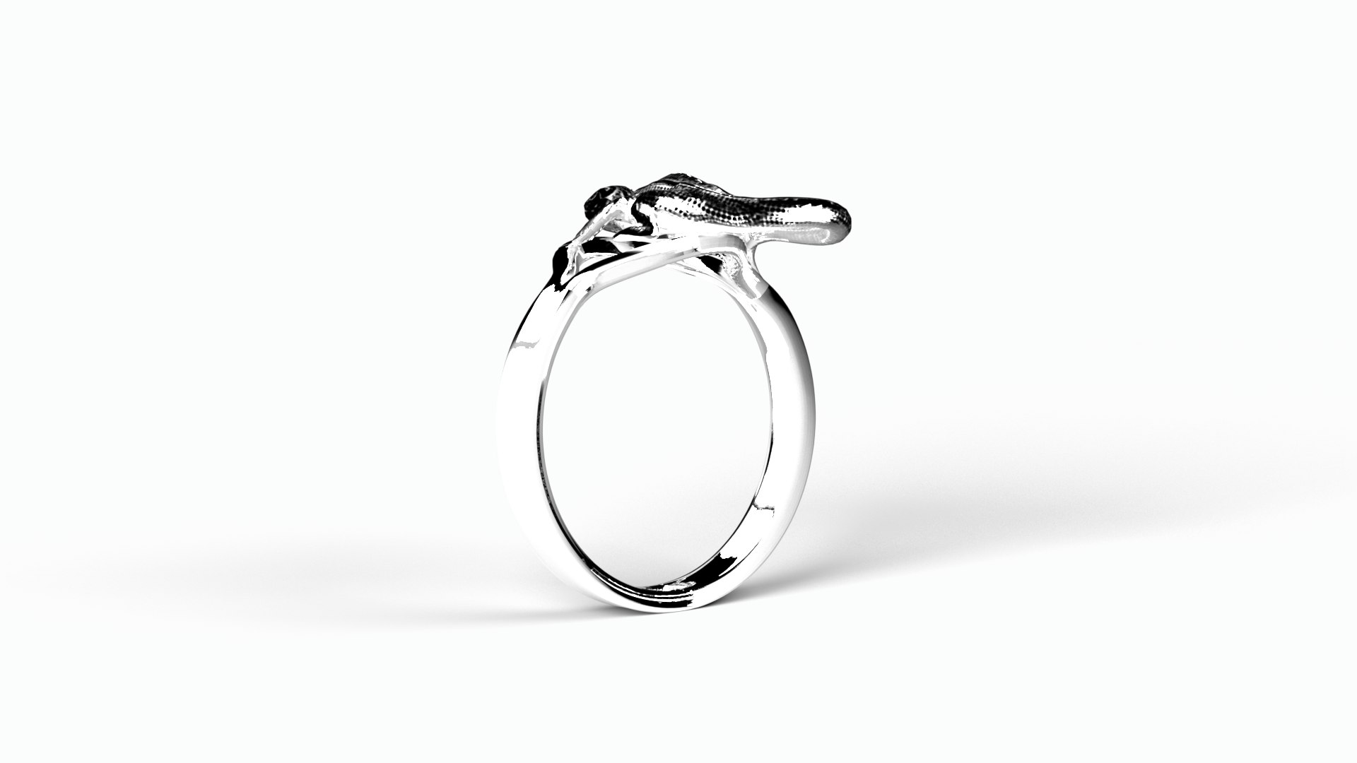 3D Lizard Ring Model - TurboSquid 2410161