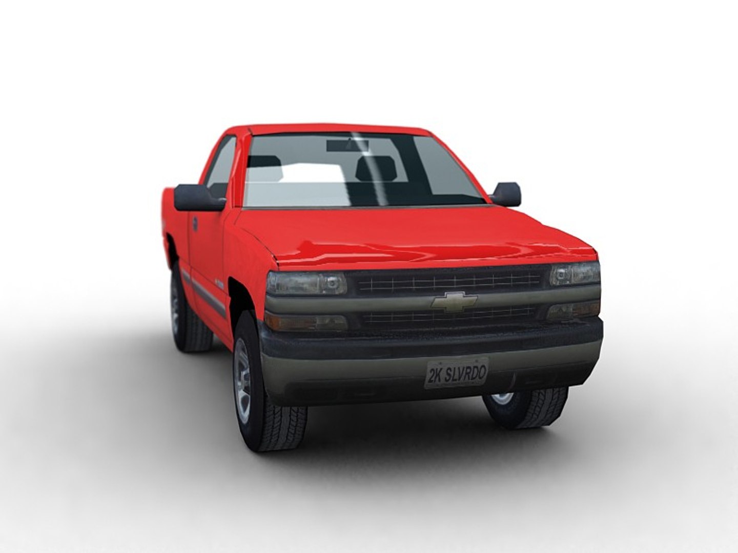5 Chevy Vehicles Silverado Z71 3d Model
