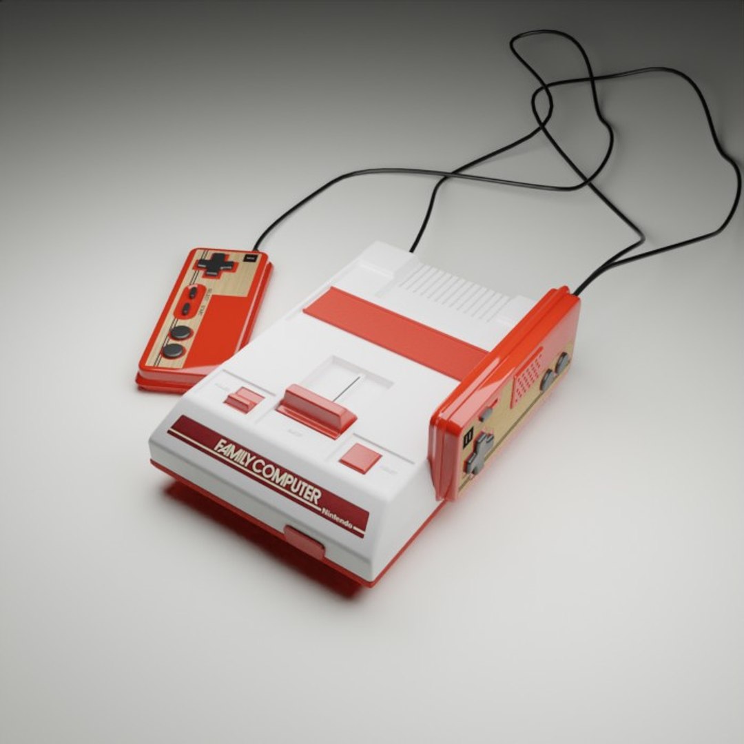 3D Nintendo Family Computer Home - TurboSquid 1591046