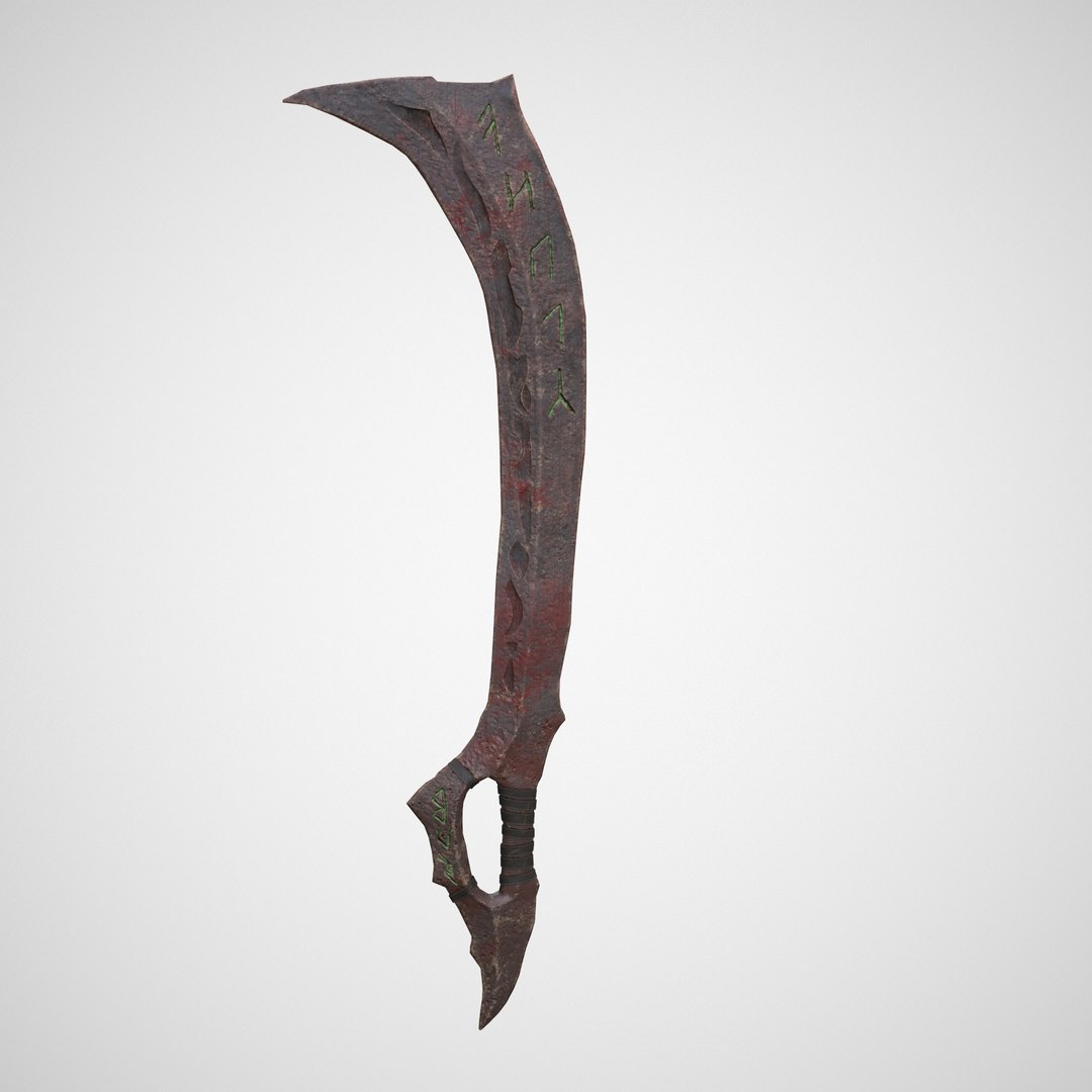 3D Sacrificial Blade Model - TurboSquid 2262972
