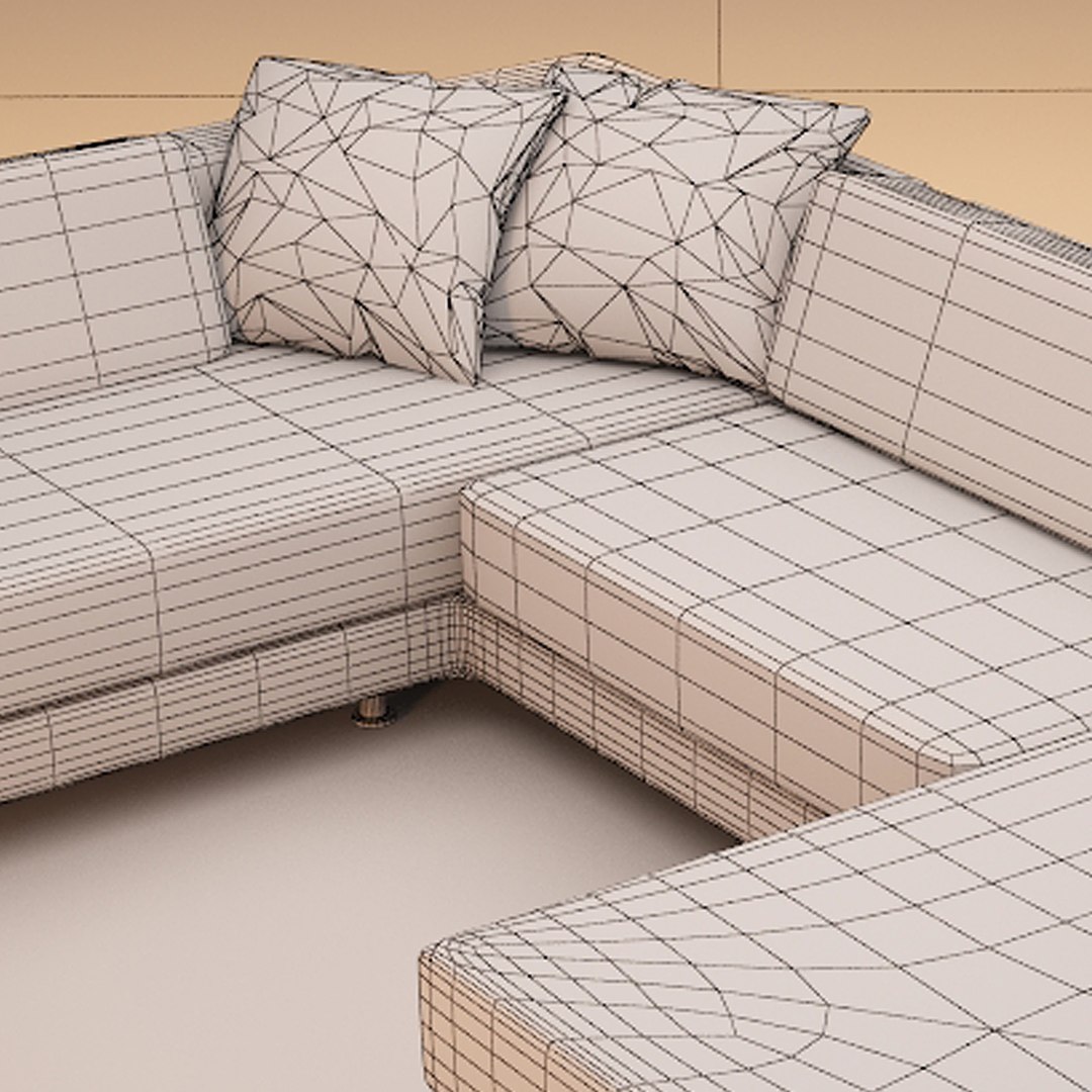 sofa malibu 3d model