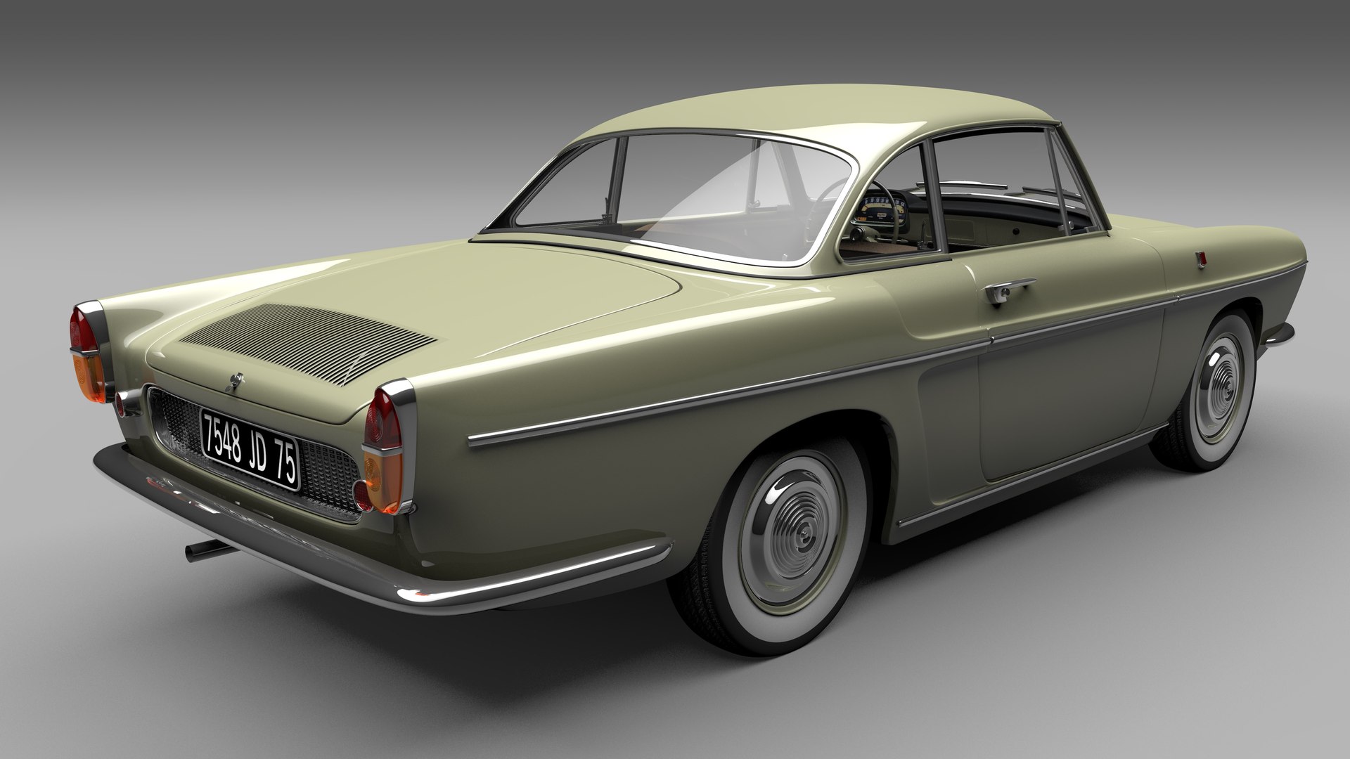 Car Caravelle Renault 3D Model - TurboSquid 1418375