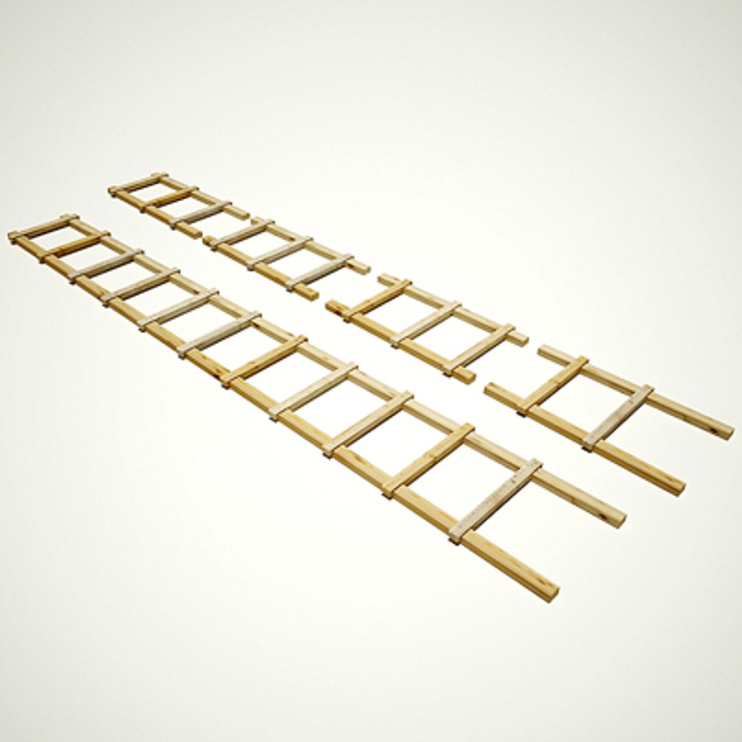 Ladder Village Steps 3d Max