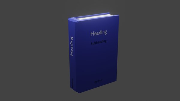 Low Poly Book with text 3D 모델 - TurboSquid 1947046