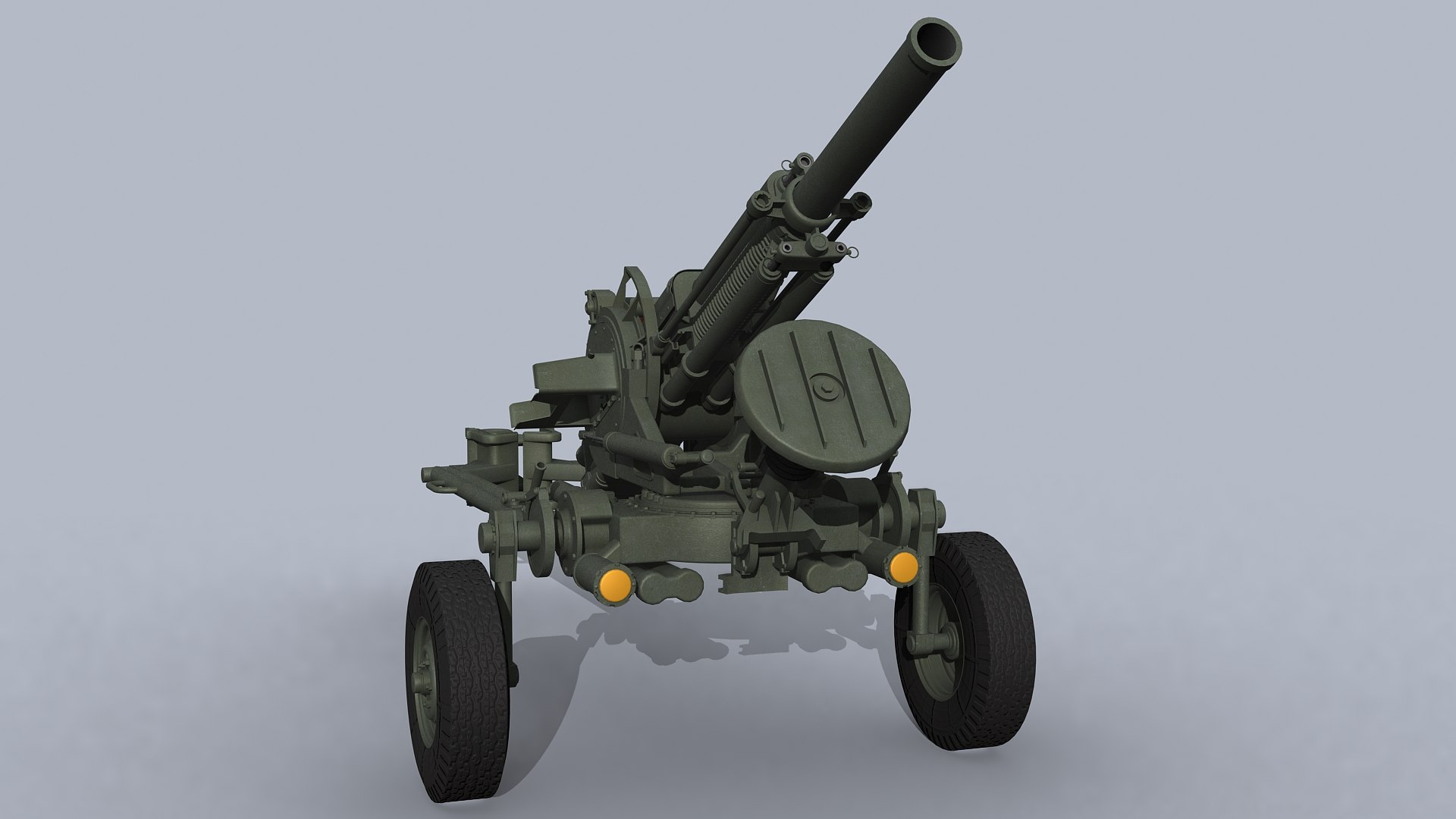 3D Soviet 2b9m Vasilek Model - TurboSquid 1535519