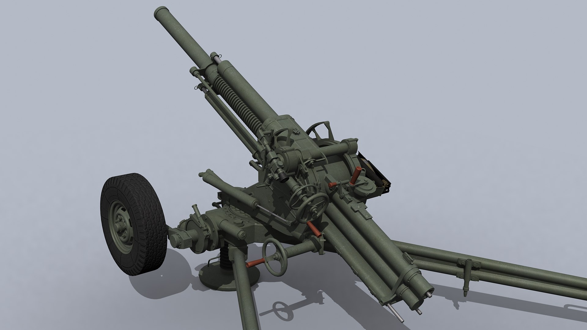 3D Soviet 2b9m Vasilek Model - TurboSquid 1535519