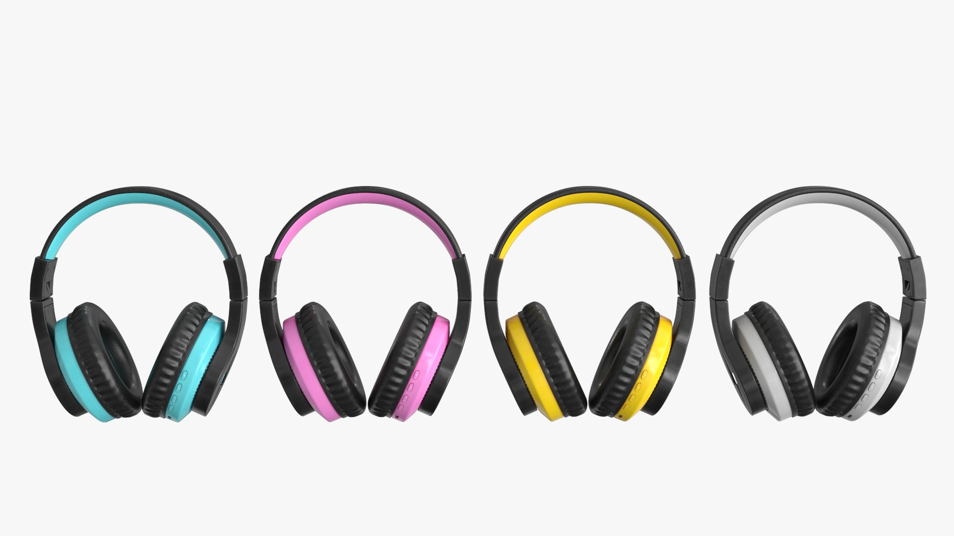 Headphones 4 Colors 2 Poses 3D Model - TurboSquid 2298403