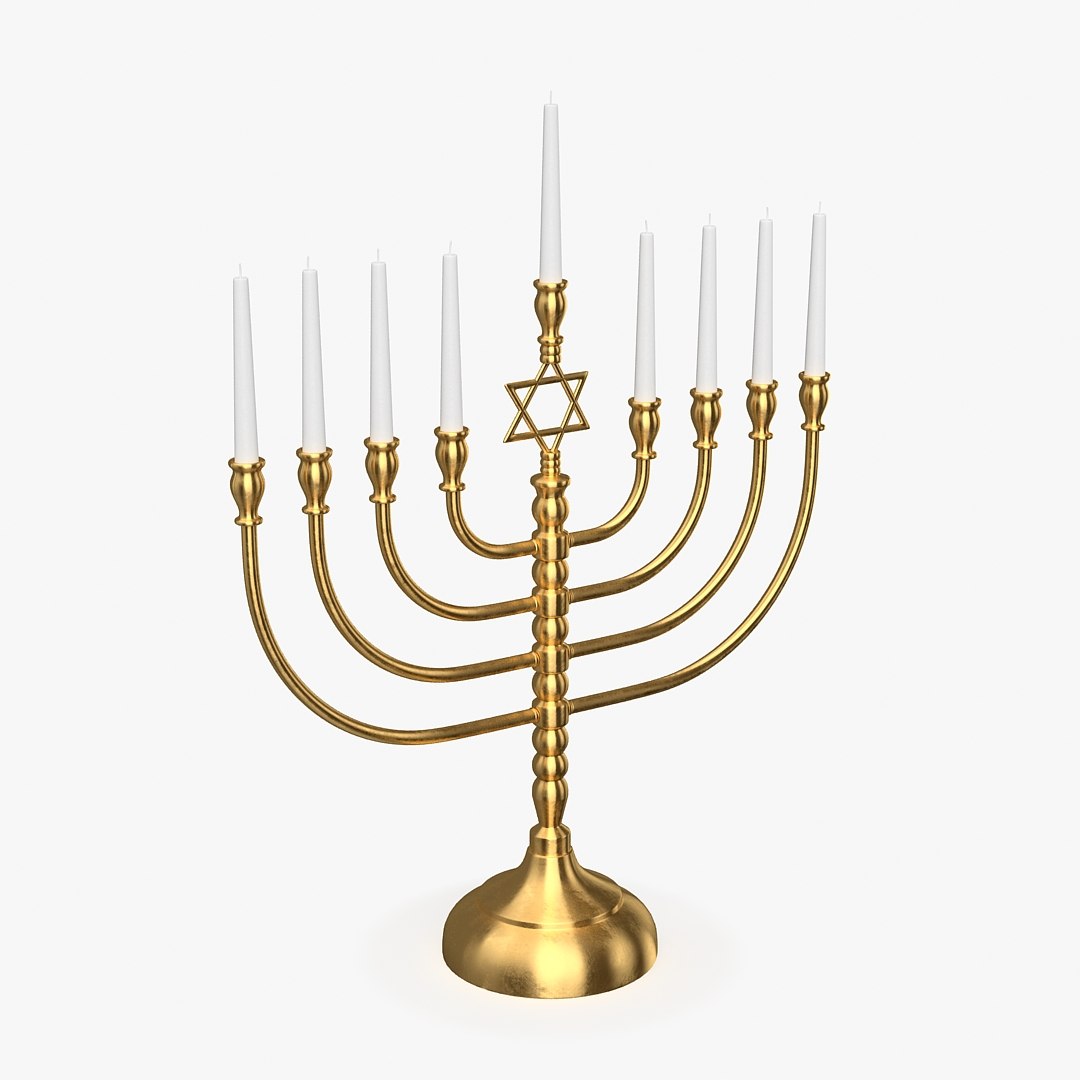 3D Menorah Menora Model - TurboSquid 1455336