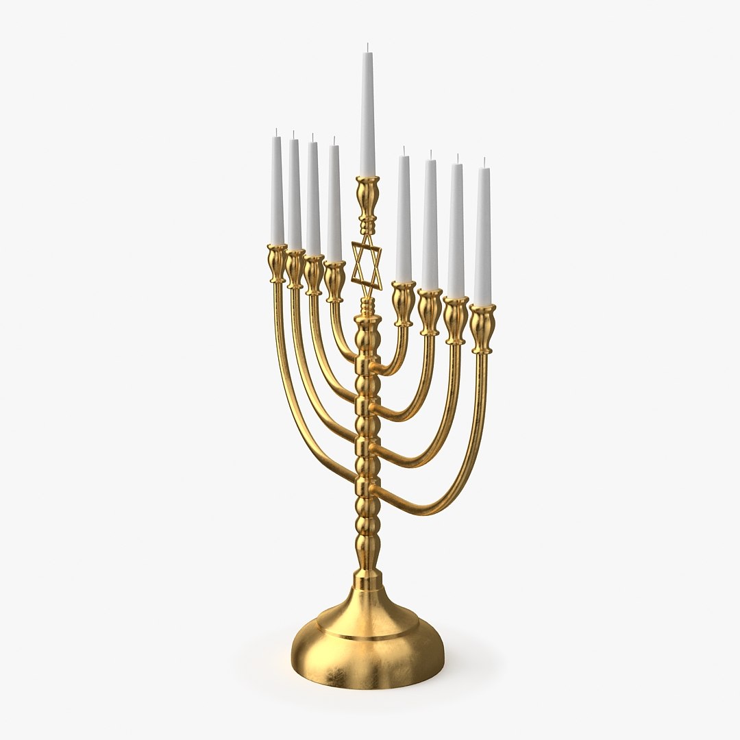 3D Menorah Menora Model - TurboSquid 1455336