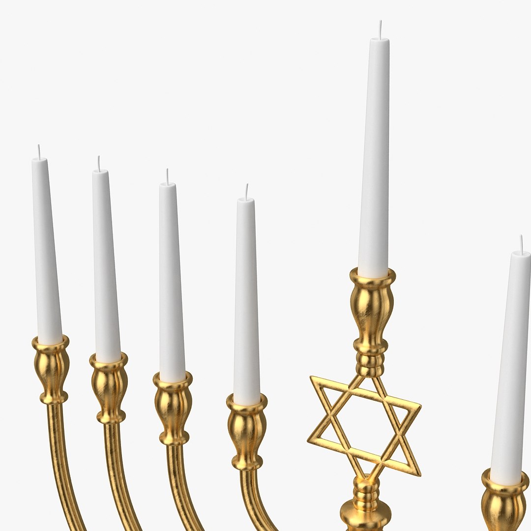3D Menorah Menora Model - TurboSquid 1455336