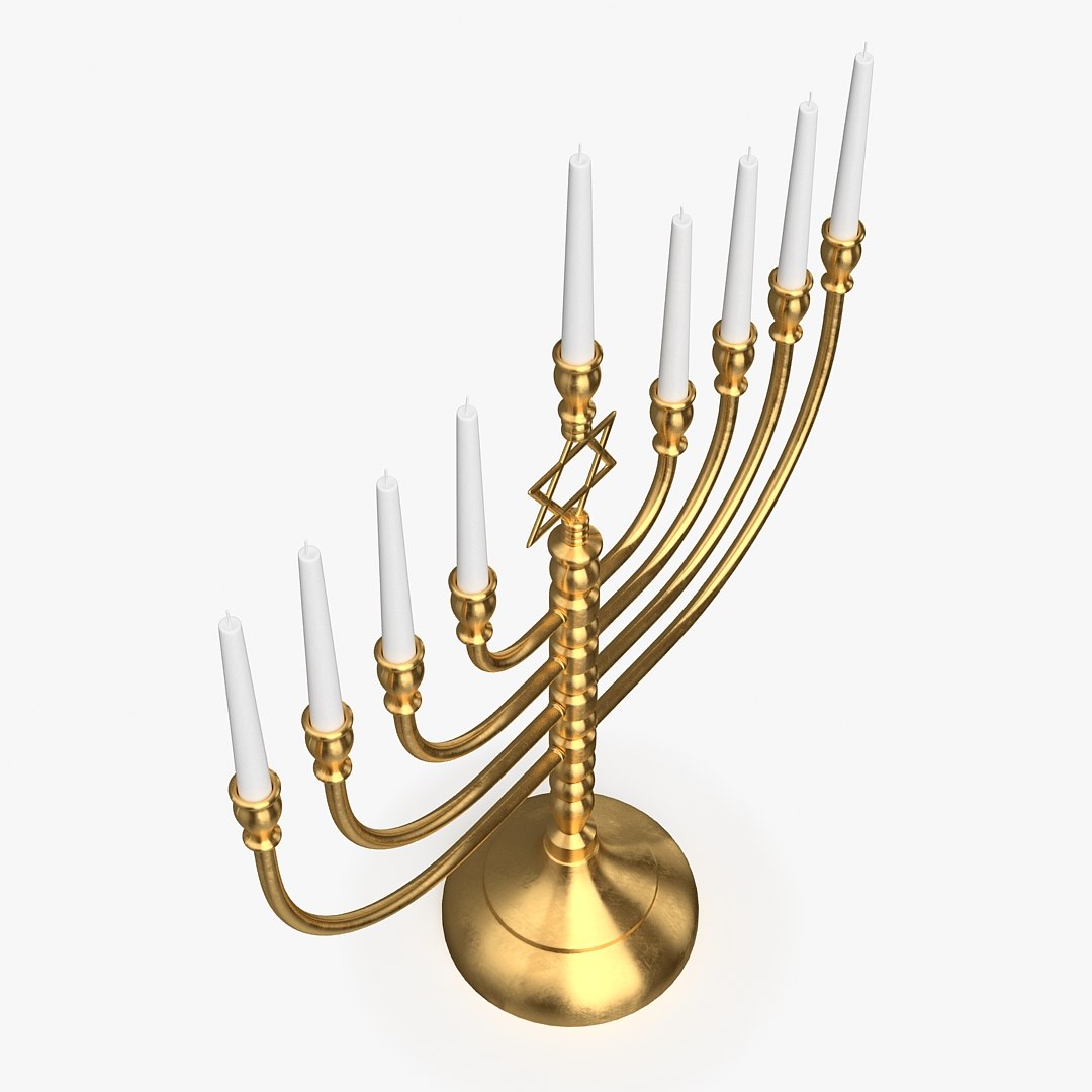 3D Menorah Menora Model - TurboSquid 1455336
