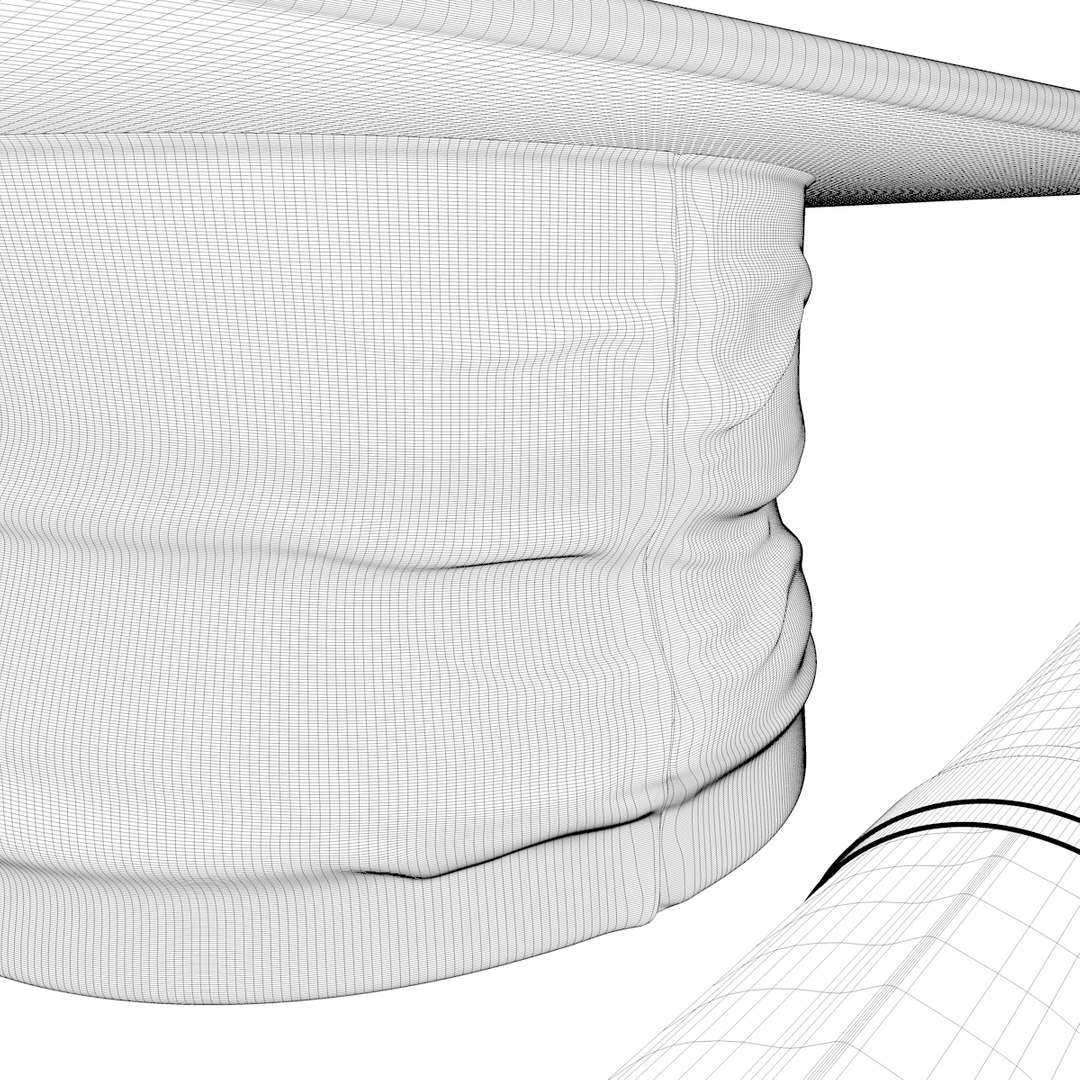 Graduation Cap 3d 3ds