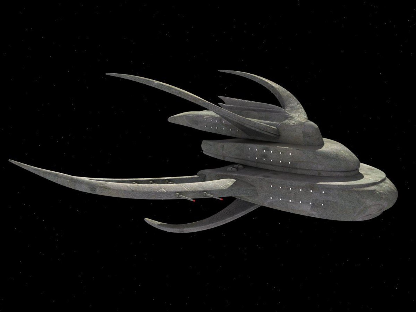 3d Ship Spaceship Space
