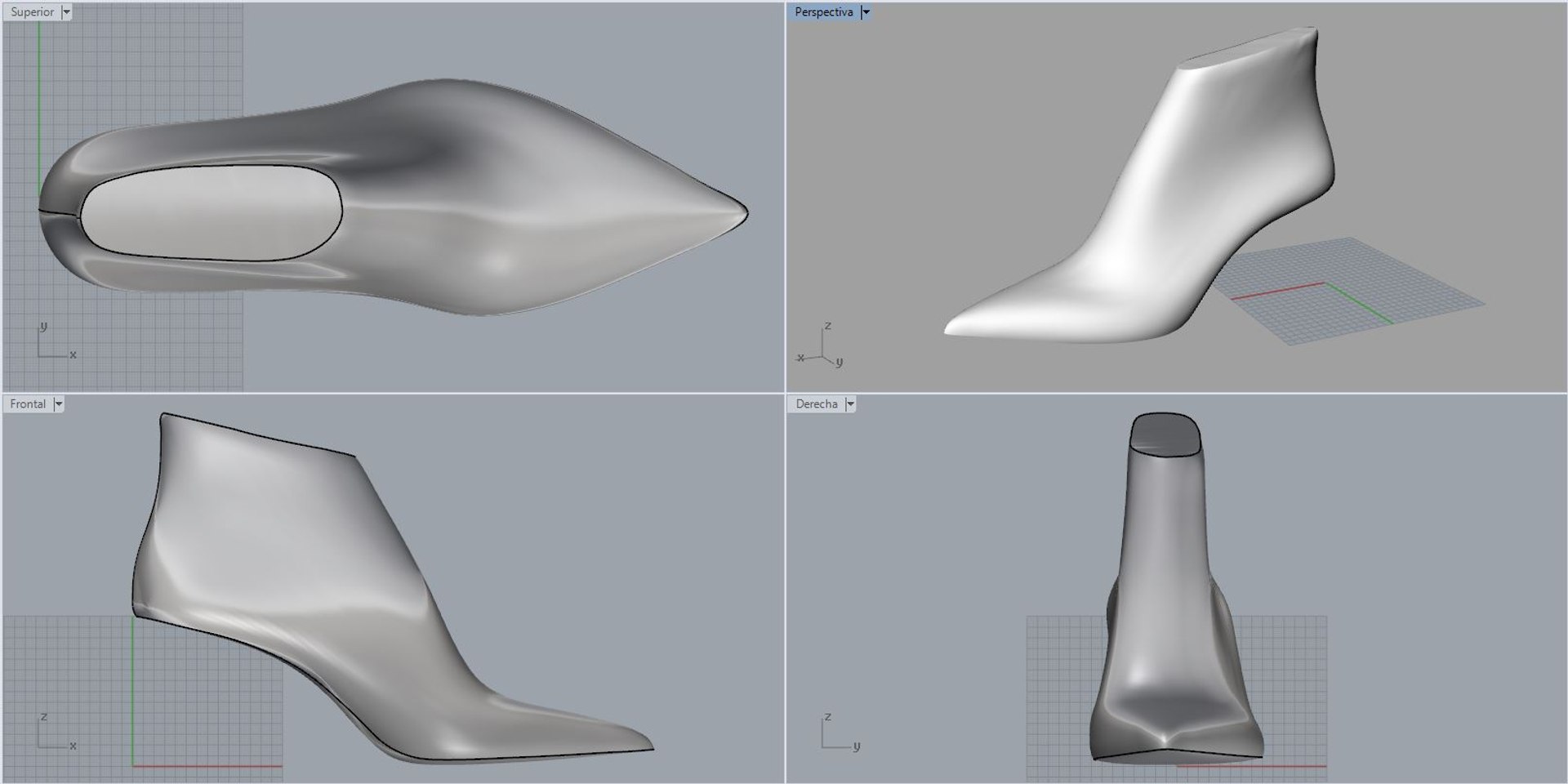 3D Model Pack Woman Shoe Lasts - TurboSquid 1443523