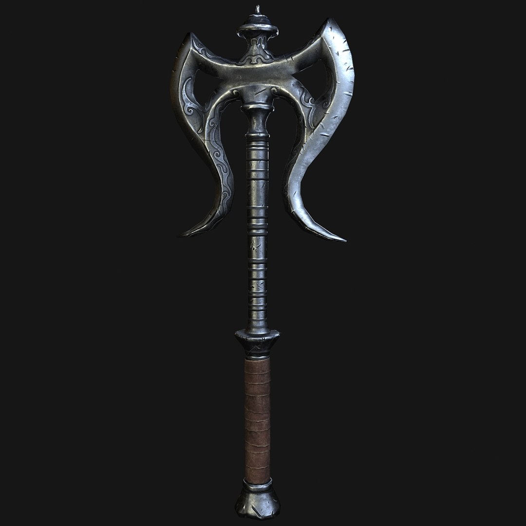 Battle ax 3D - TurboSquid 1193202