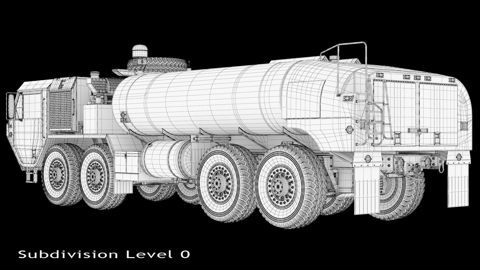 3D HEMTT A4 M978 Fuel Tanker Model - TurboSquid 2381997