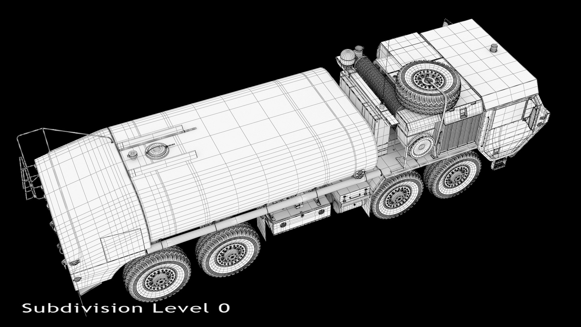 3D HEMTT A4 M978 Fuel Tanker Model - TurboSquid 2381997