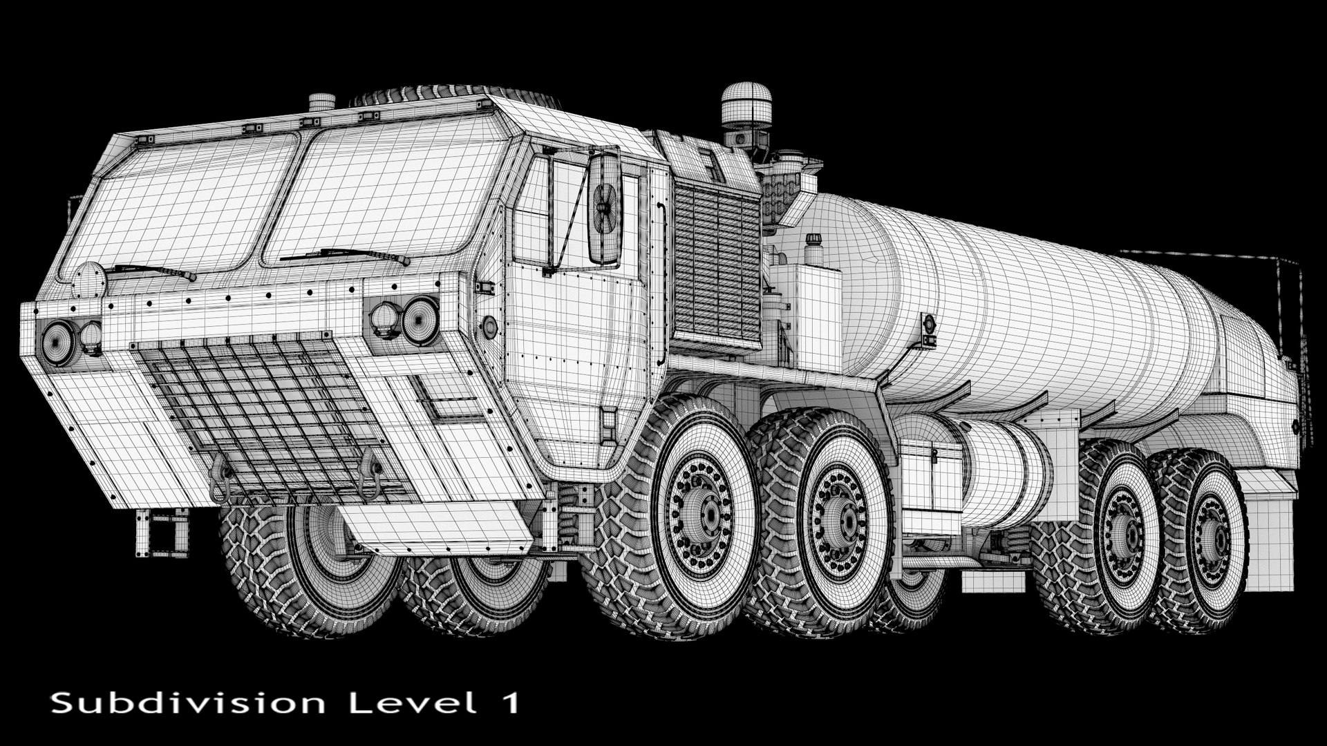 3D HEMTT A4 M978 Fuel Tanker Model - TurboSquid 2381997