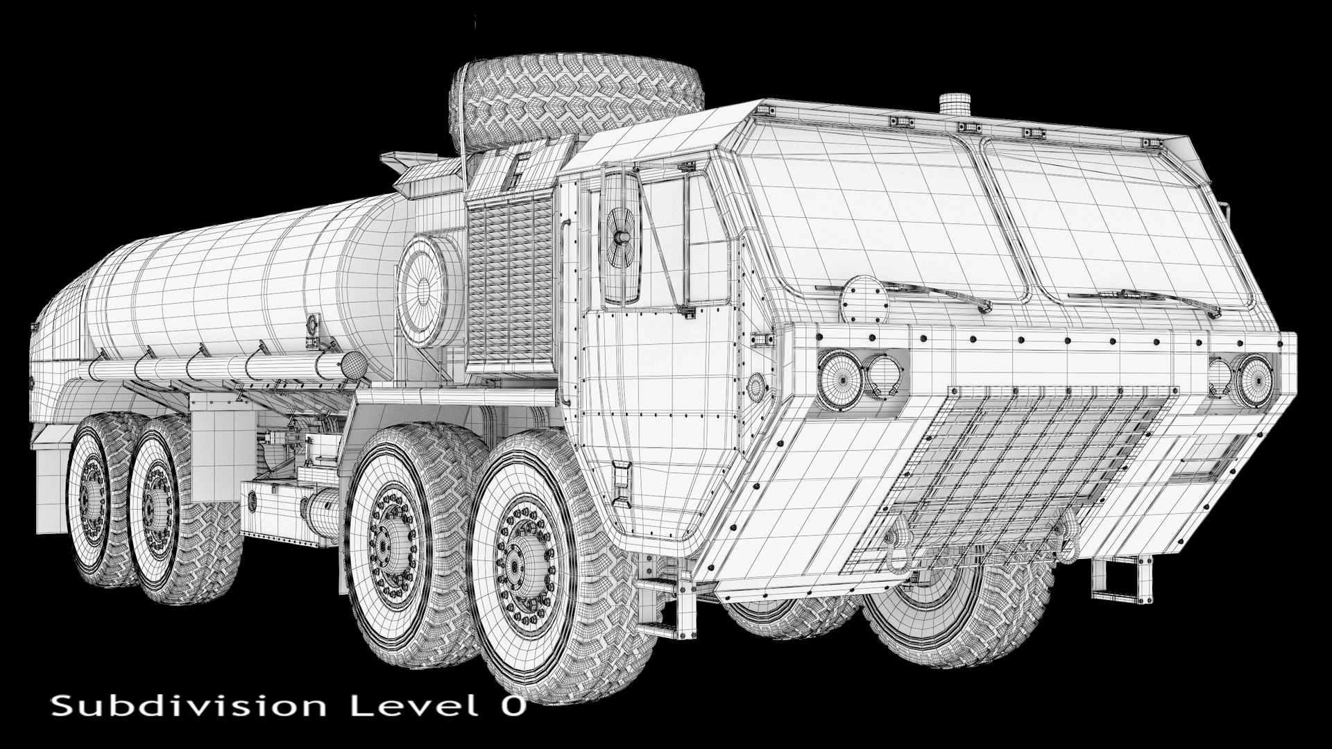 3D HEMTT A4 M978 Fuel Tanker Model - TurboSquid 2381997