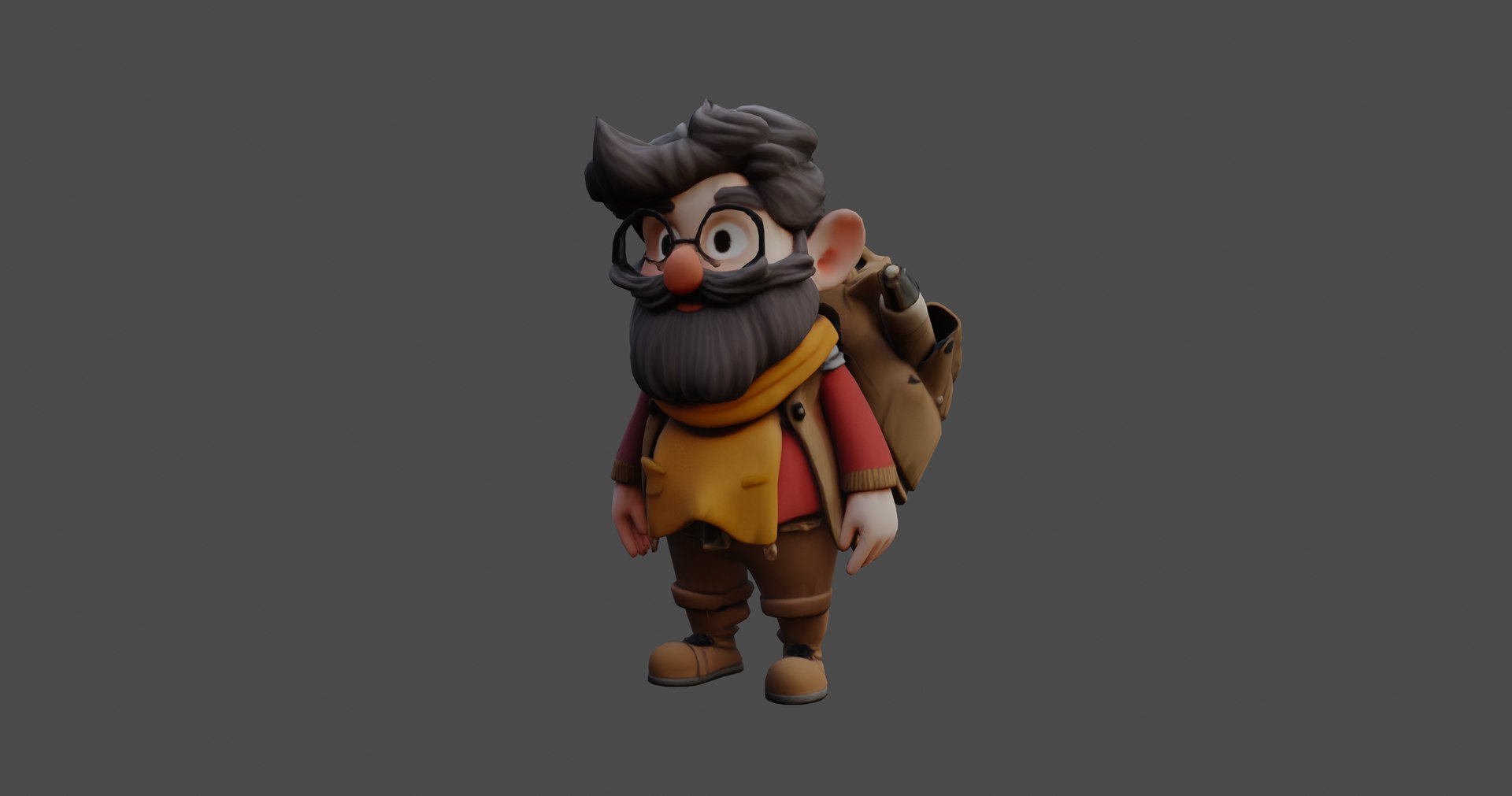 Cartoon Adventurer - Stylized 3D Character Model 3D - TurboSquid 2356035