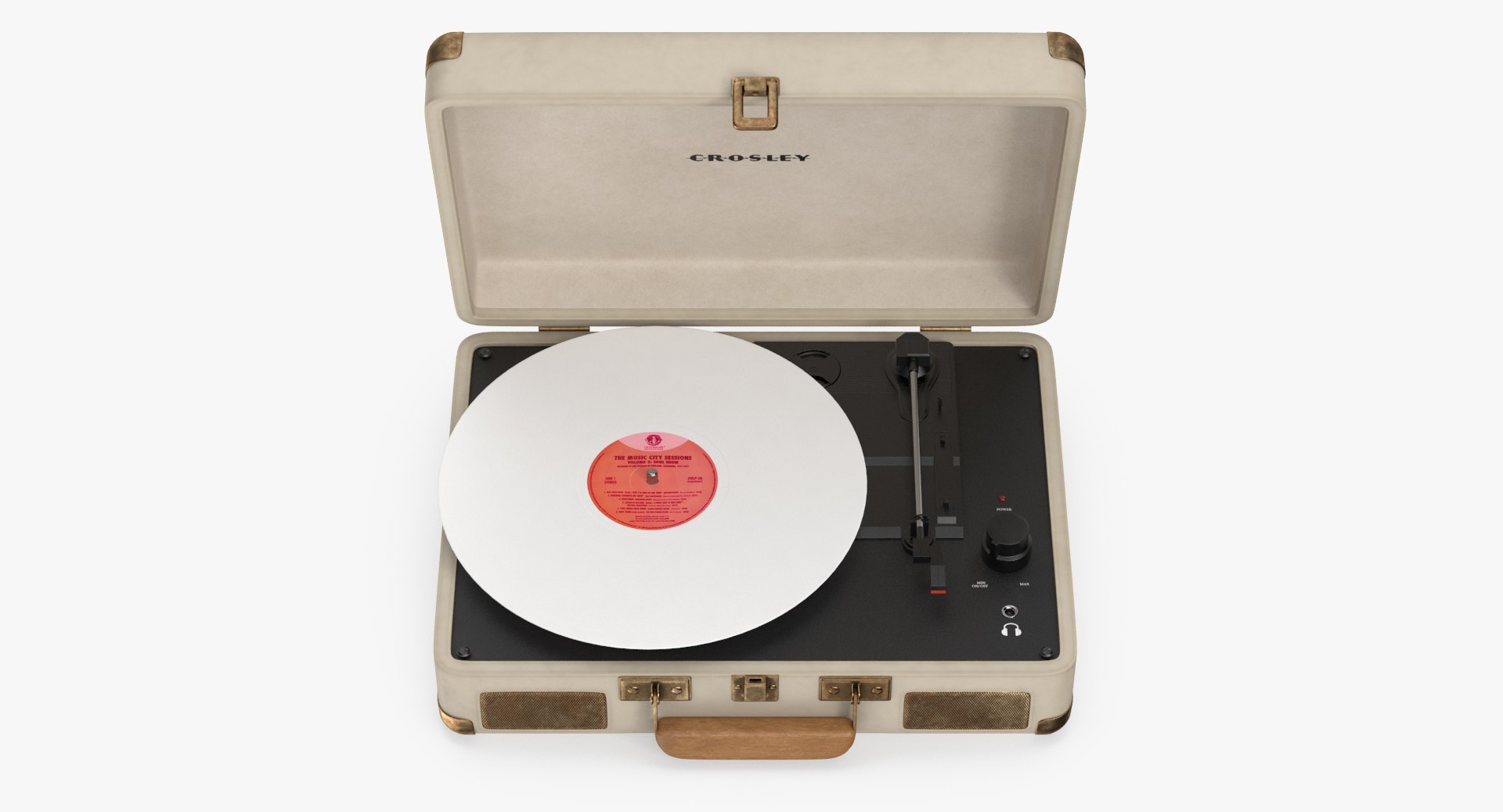 Retro Player Crosley 3D Model - TurboSquid 1285820