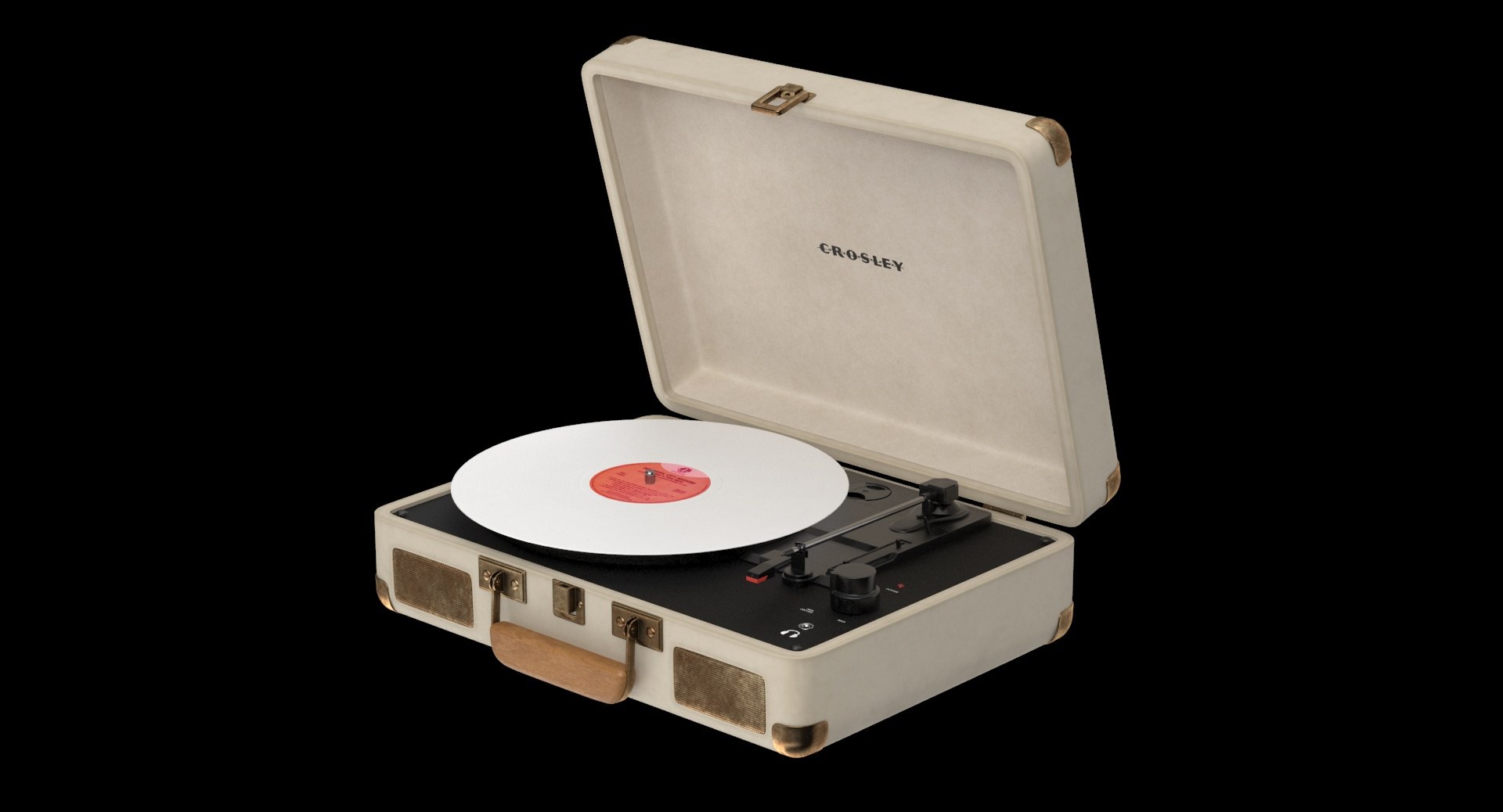 Retro Player Crosley 3D Model - TurboSquid 1285820