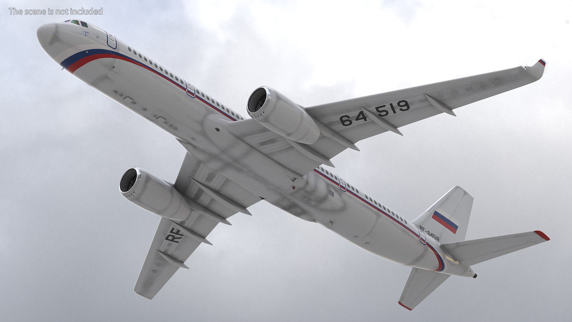 3D Tupolev Tu-214 Russian Government Airliner Flight - TurboSquid 1957270