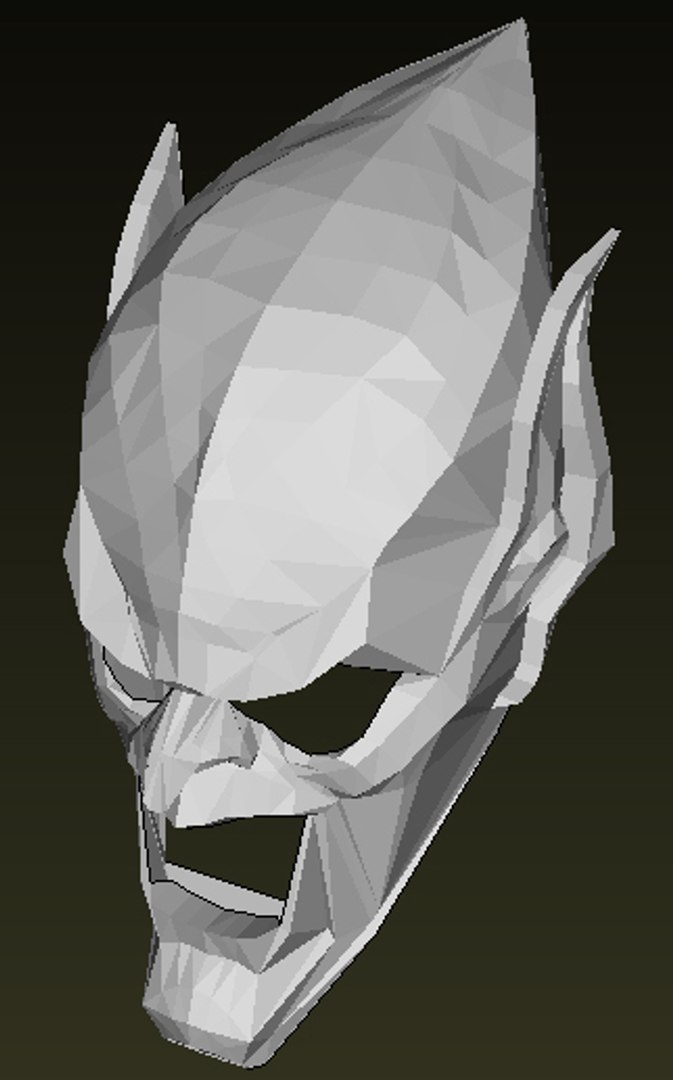 Green Goblin Mask 3d Model