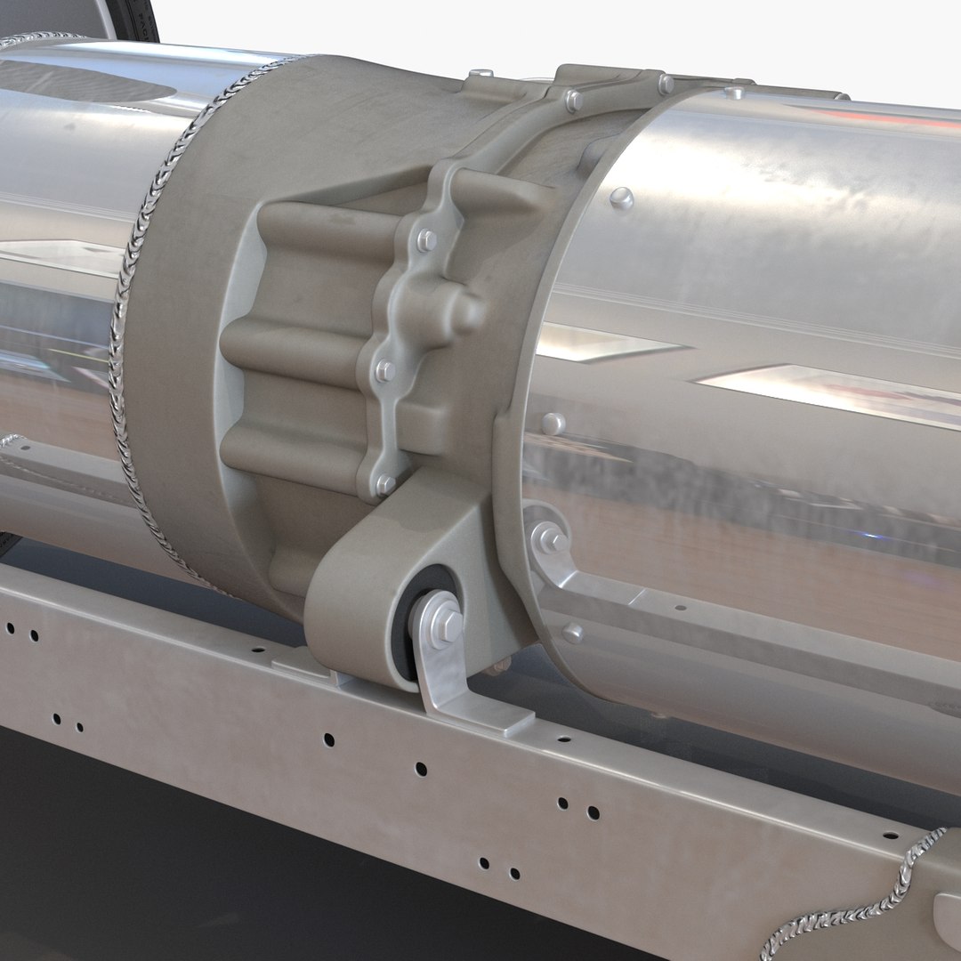 3d tesla s axle modeled model