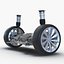 3d Tesla S Axle Modeled Model