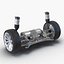 3d Tesla S Axle Modeled Model