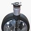 3d Tesla S Axle Modeled Model