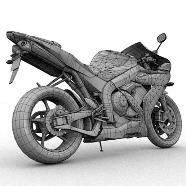 2004 yamaha yzf r1 3d model