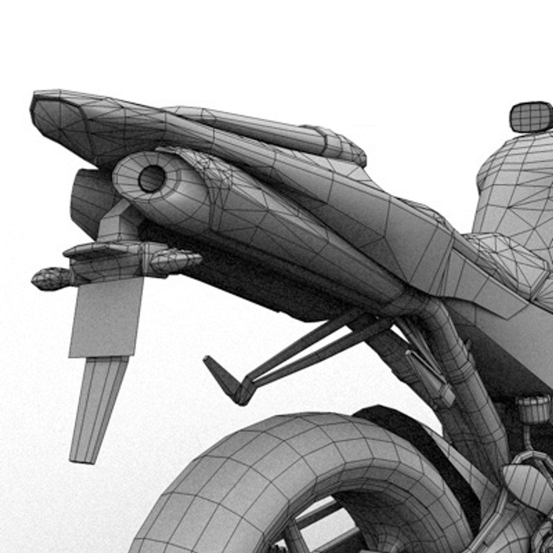 2004 Yamaha Yzf R1 3d Model