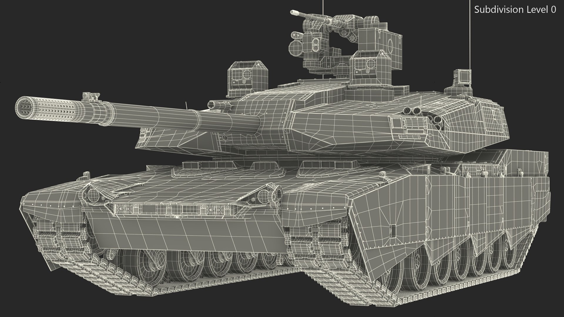 3D Old Tank Abrams X Grey - TurboSquid 2084382