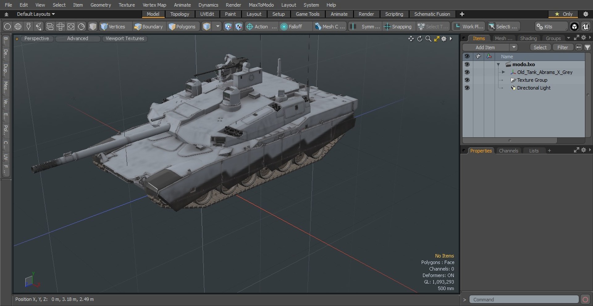3D Old Tank Abrams X Grey - TurboSquid 2084382