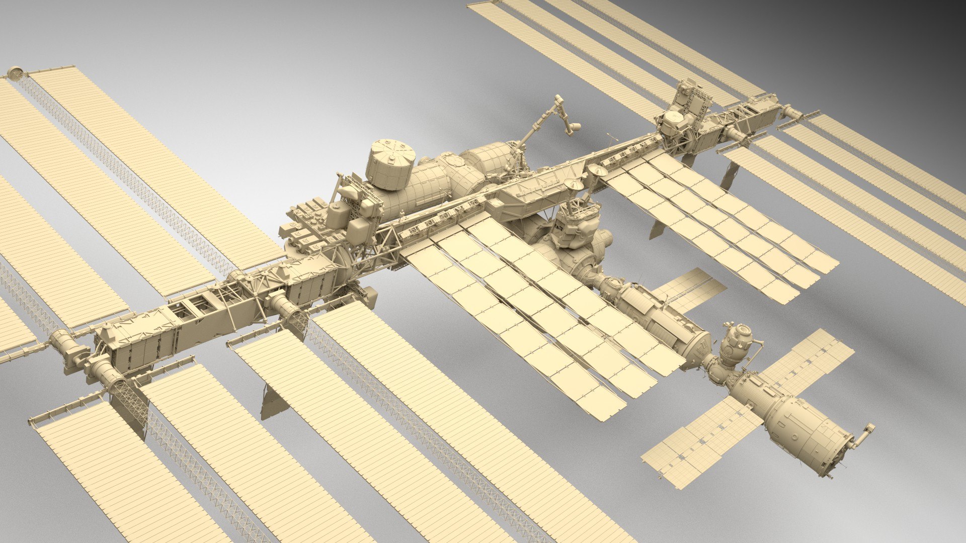 3ds max international space station