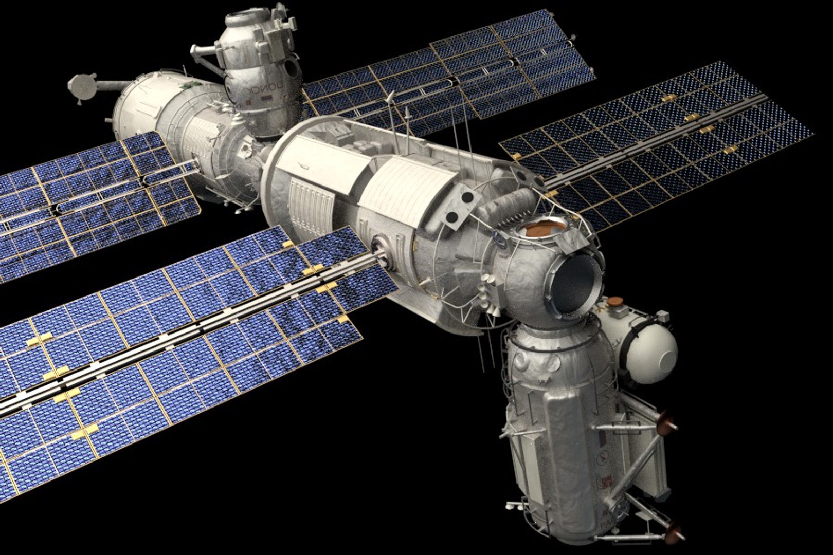 3ds max international space station