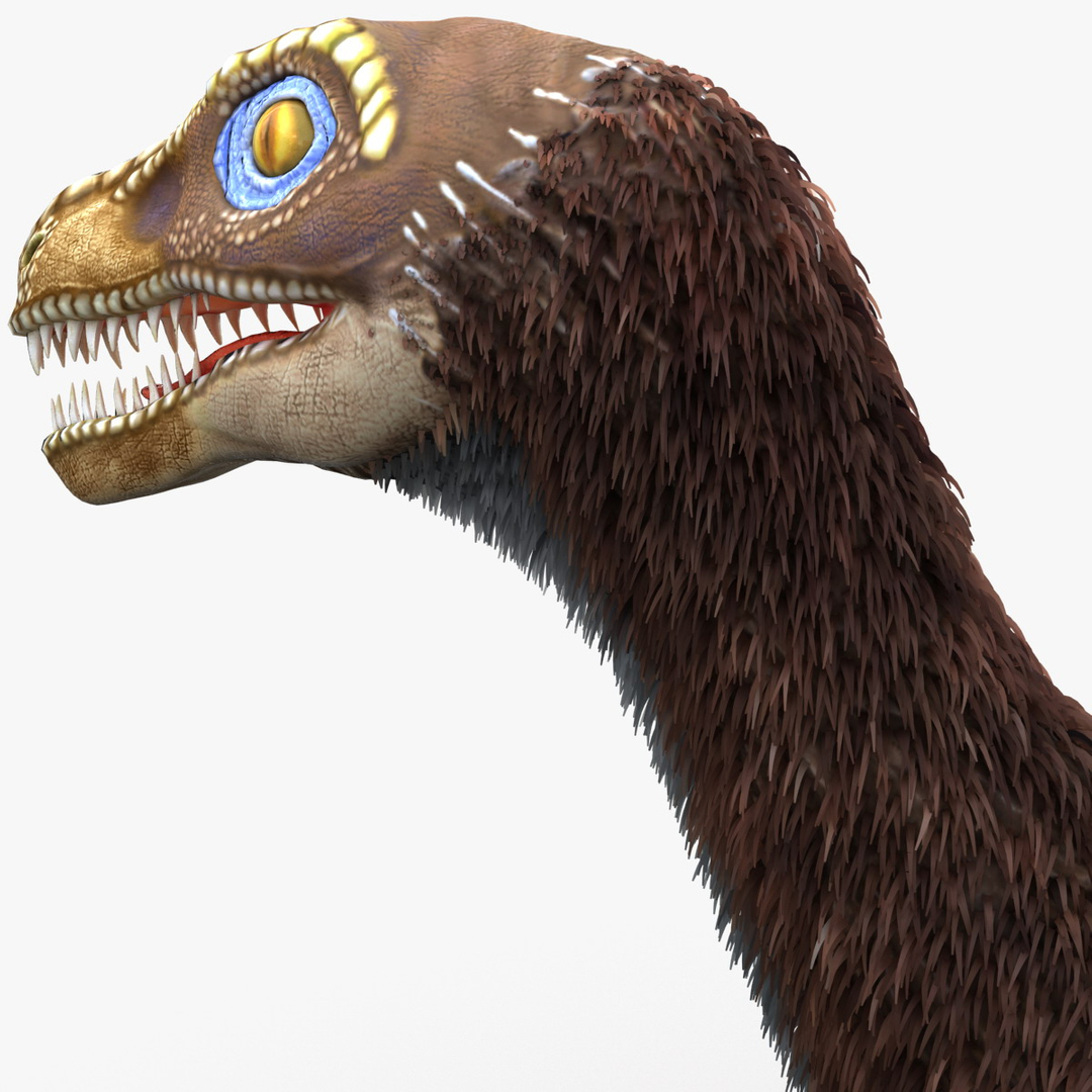 3d dromaeosaurus model
