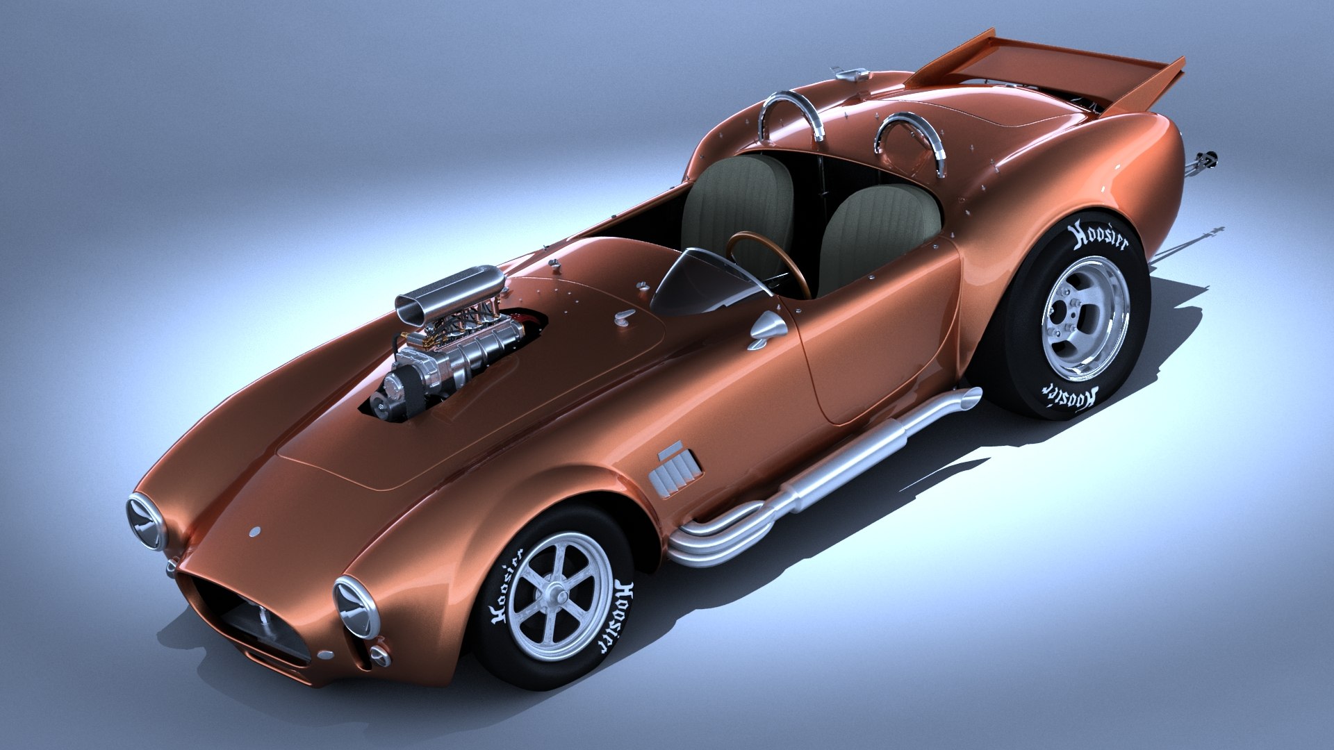 Shelby Cobra Dragracing 3D Model - TurboSquid 2369802