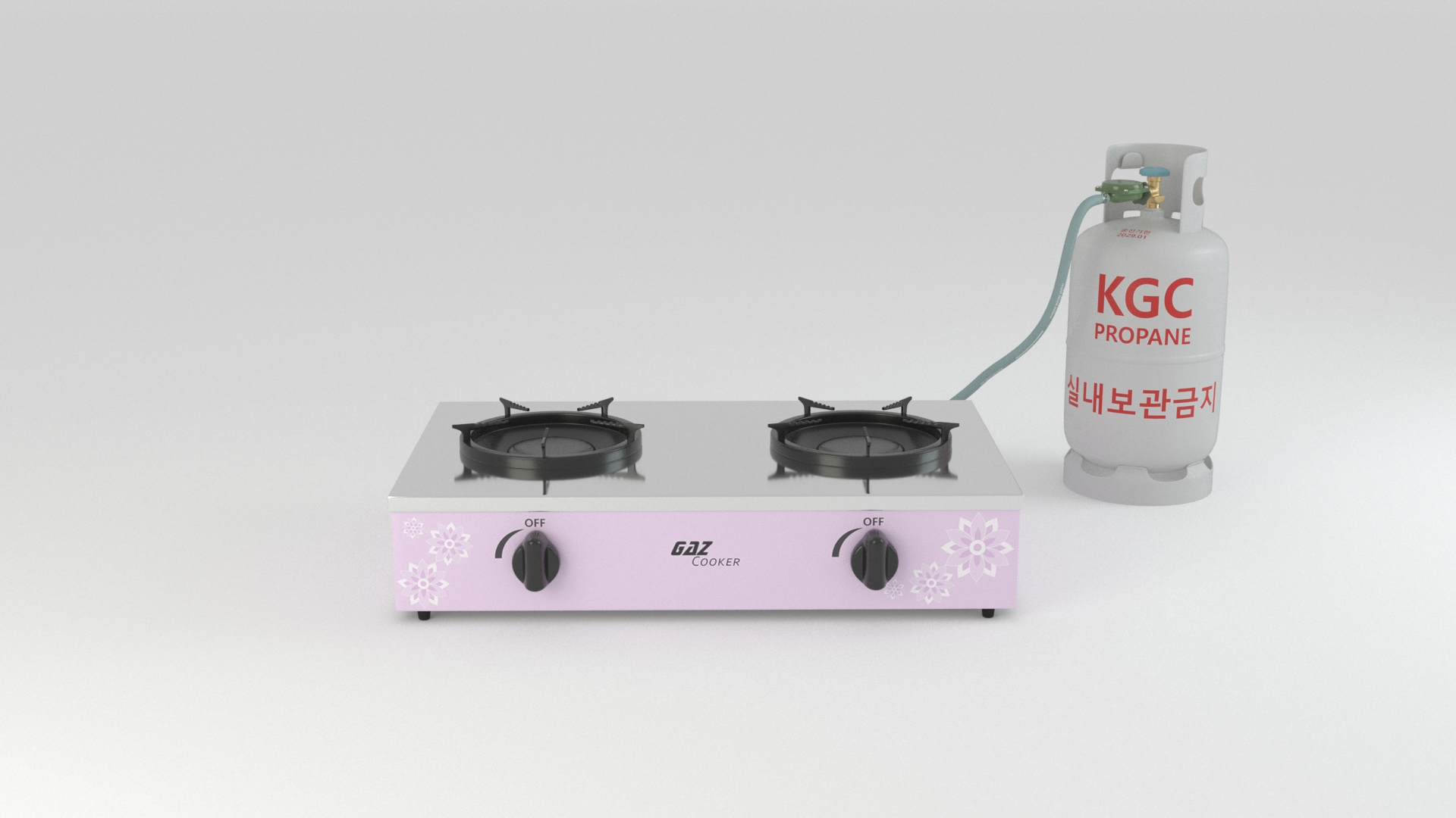 3D Portable Gas Cooker model - TurboSquid 2036403