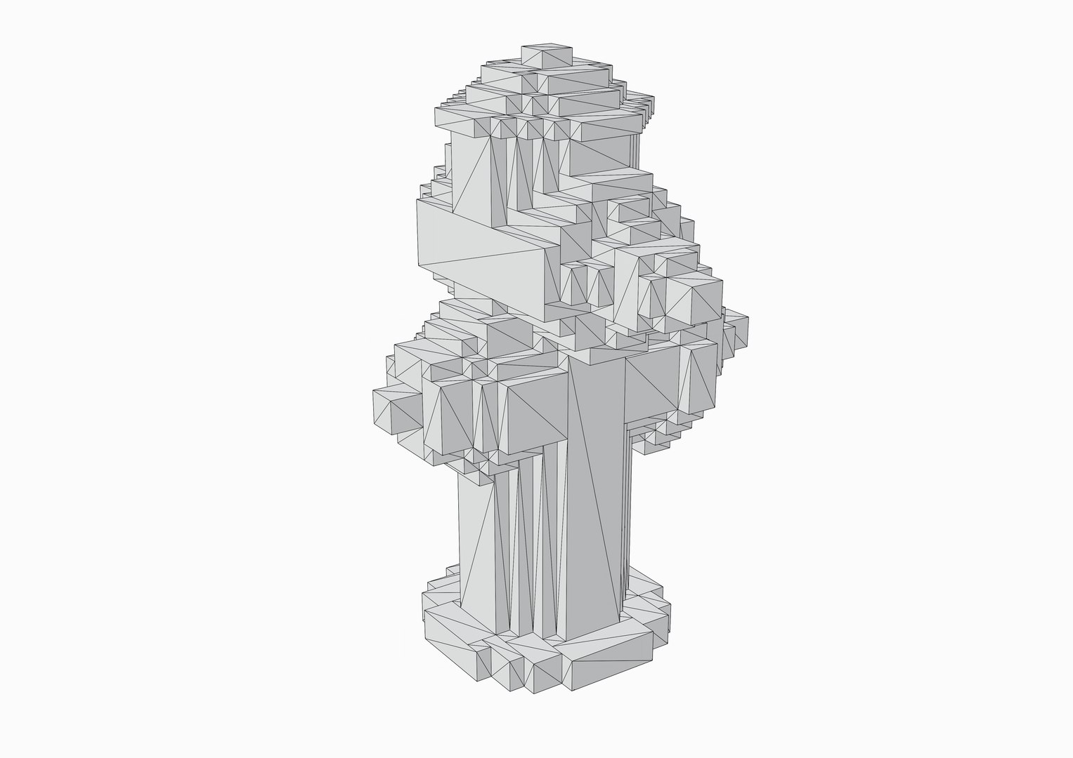 Voxel Yellow Fire Hydrant 3D Model - TurboSquid 2079872