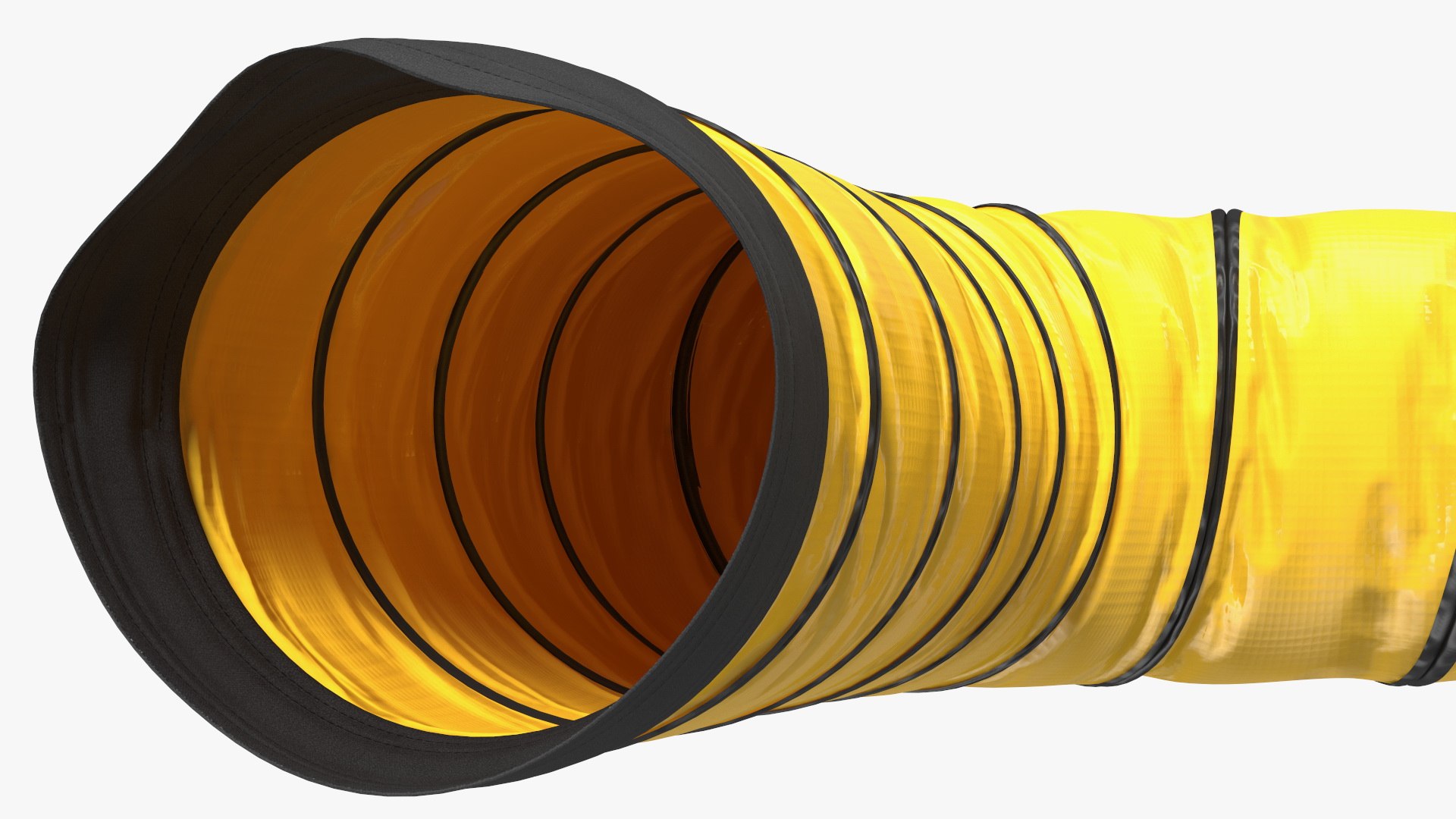 Neoprene Coated Polyester Fabric Ducting Hose 3D - TurboSquid 1848938