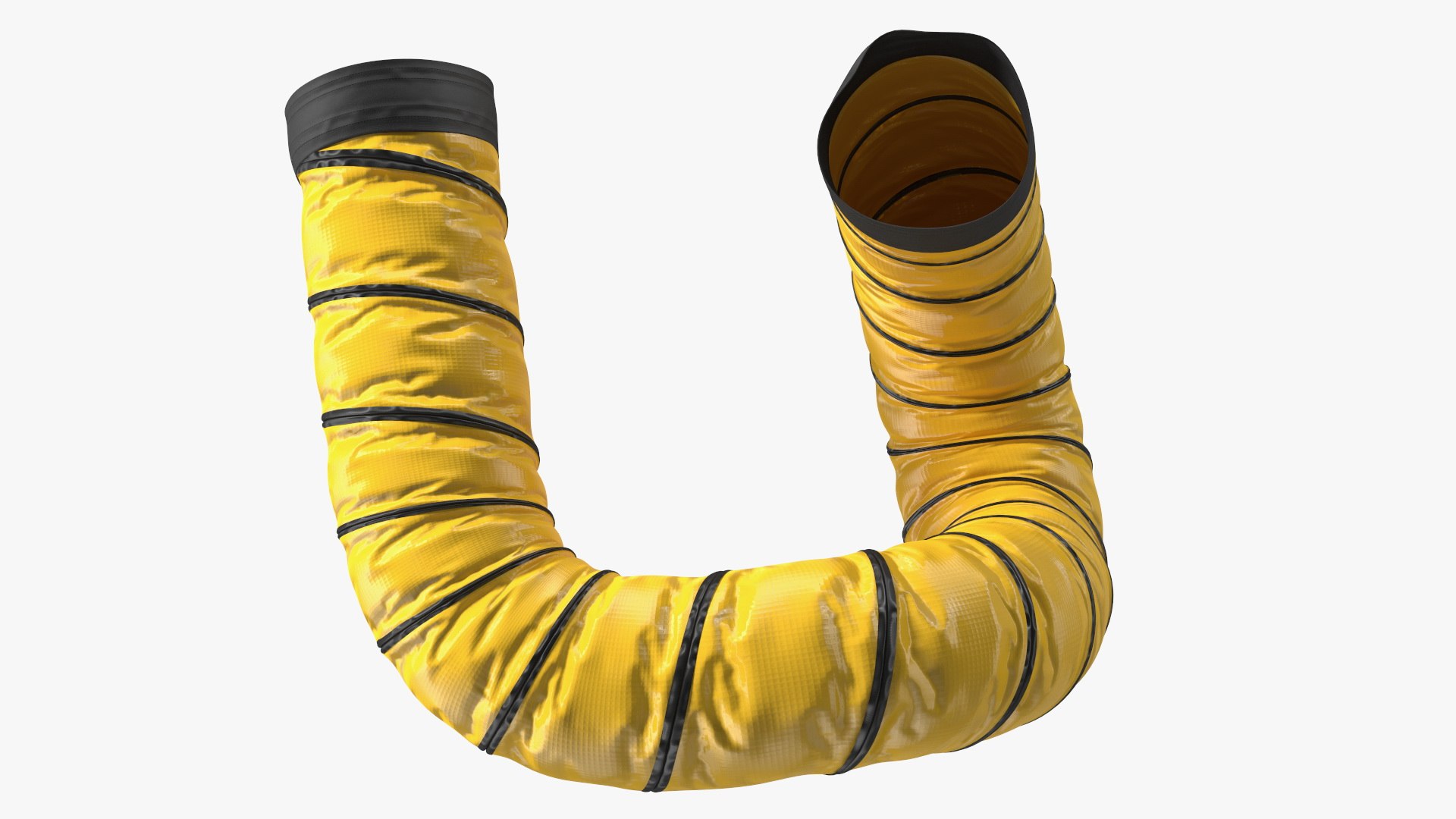 Neoprene Coated Polyester Fabric Ducting Hose 3D - TurboSquid 1848938